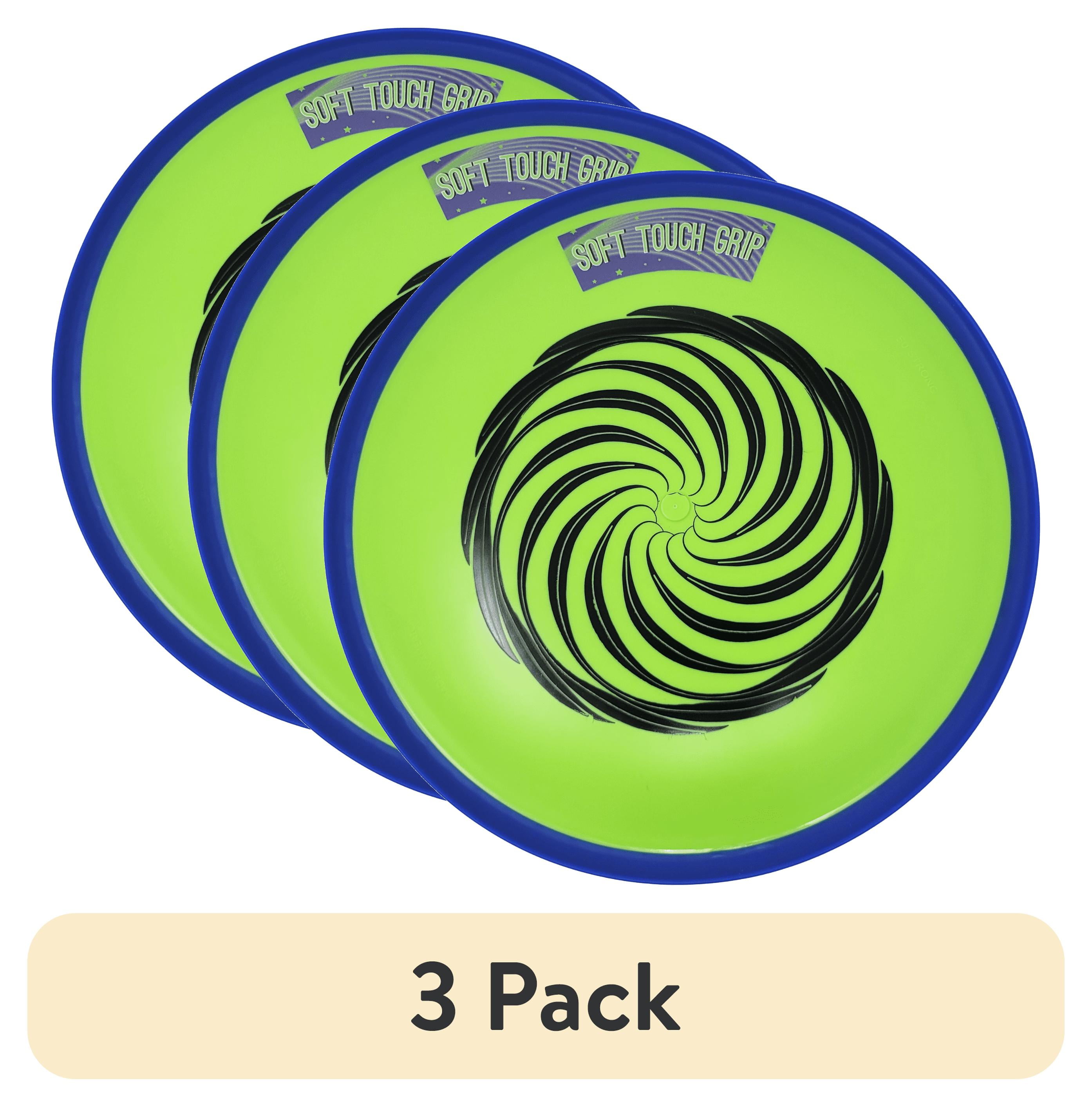 50 Strong Floating Soft Edge Flying Disc 3 Pack for Lawn, Beach, Pool ...