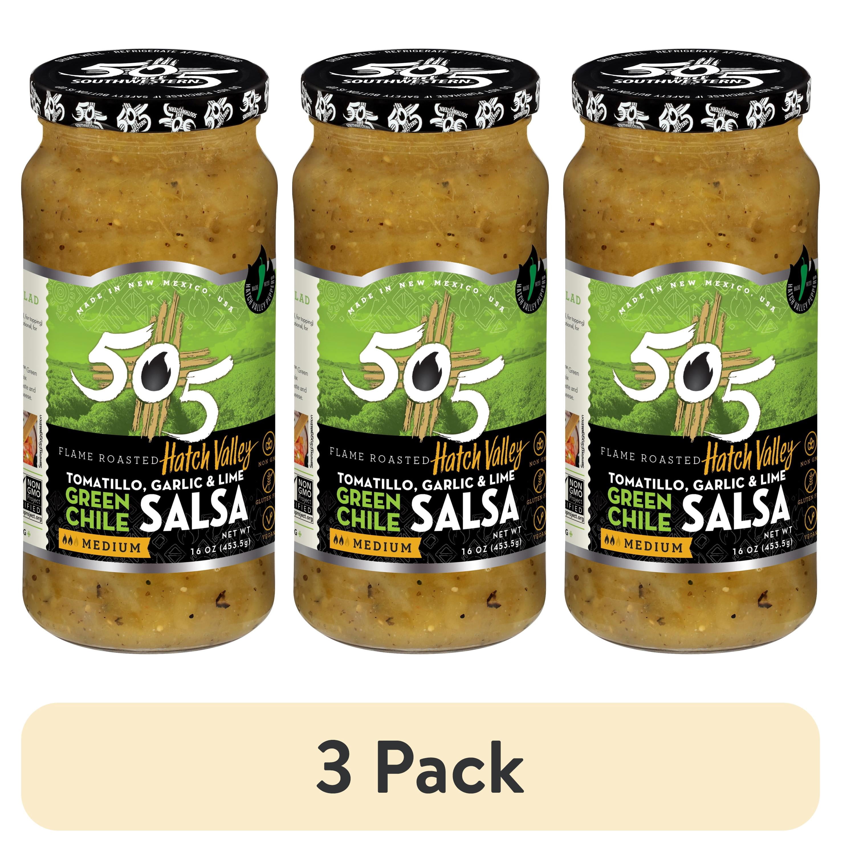(3 pack) 505 Southwestern Hatch Valley Green Chile Medium Tomatillo ...