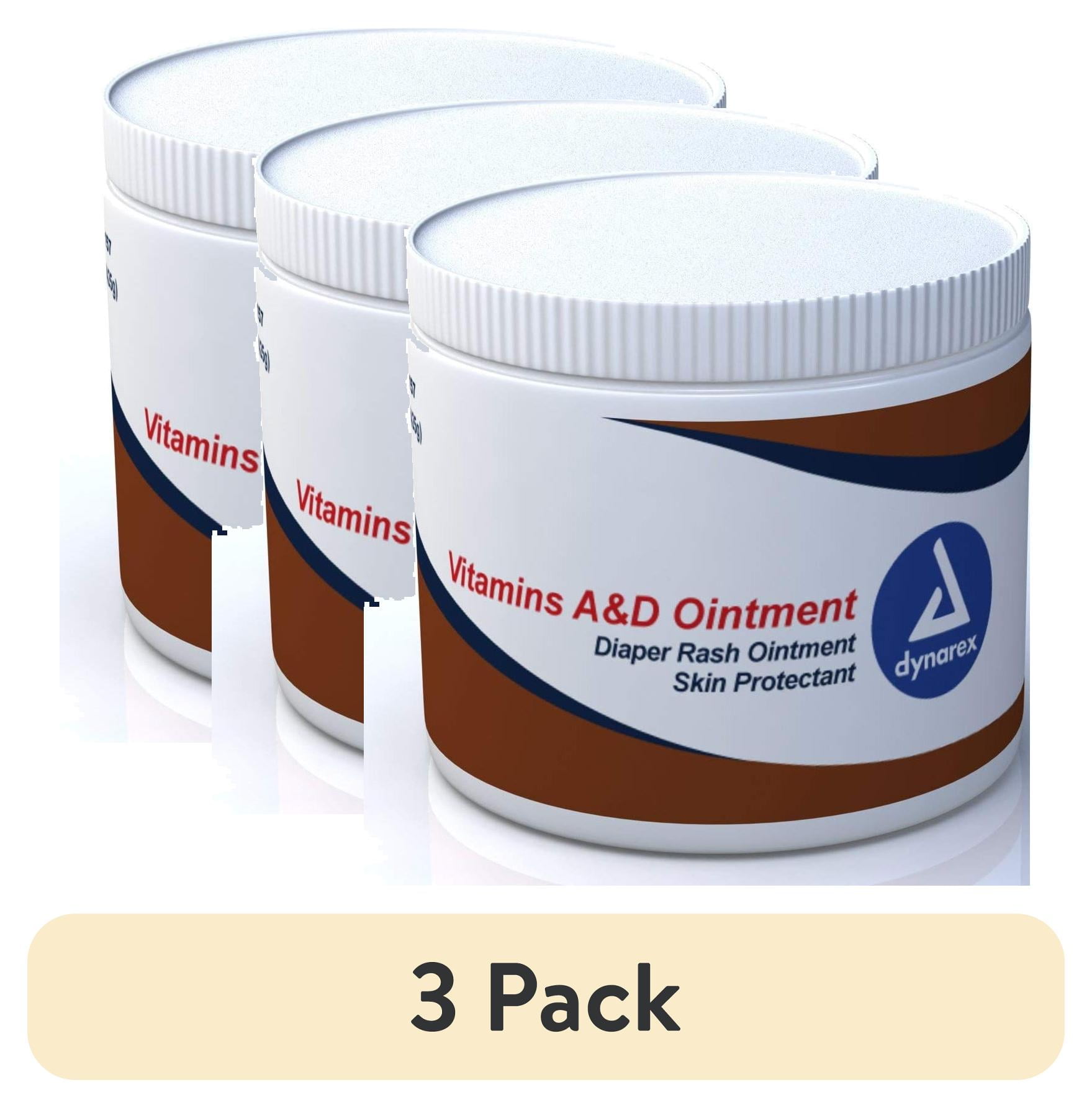(3 pack) Dynarex Vitamin AD Ointment for Skin Rash Tattoo Small Burns ...