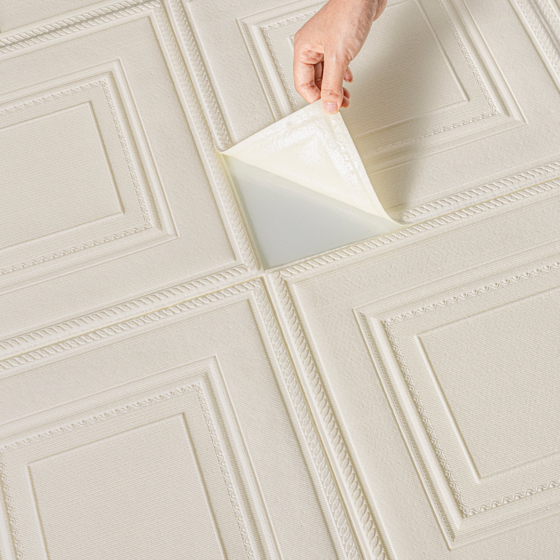 (3 pack) Abyssaly Peel and Stick Ceiling Tile 13.78" x 13.78" 16 Pcs ...