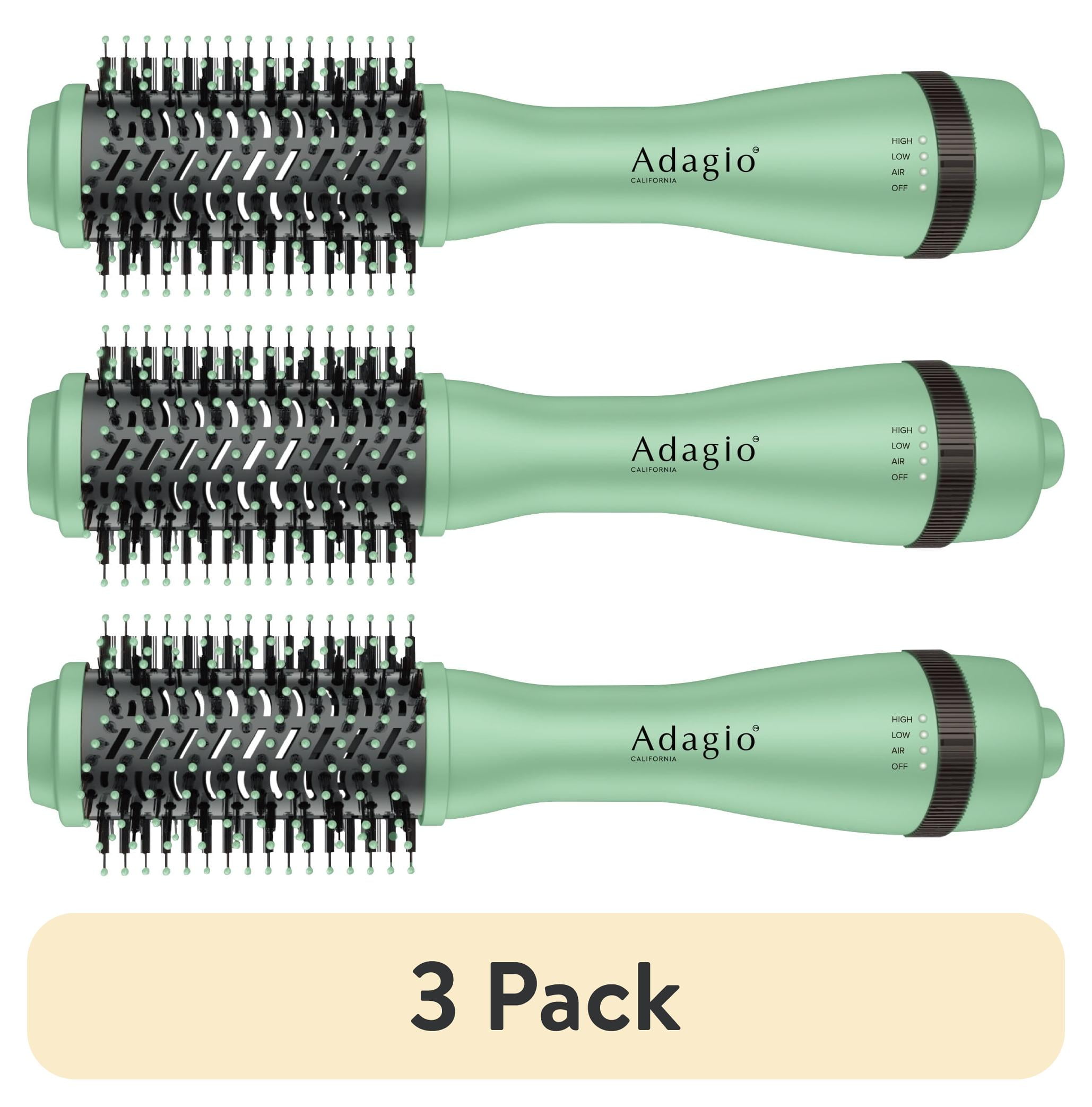 (3 pack) Adagio Professional Blowout Brush, 2", Seafoam Green - Walmart.com
