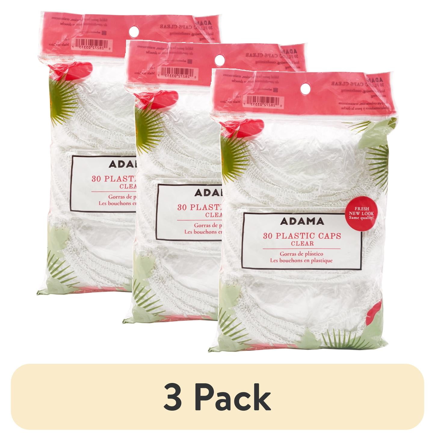 (3 pack) Adama Full Size Plastic Caps, 30 Count - Walmart.com