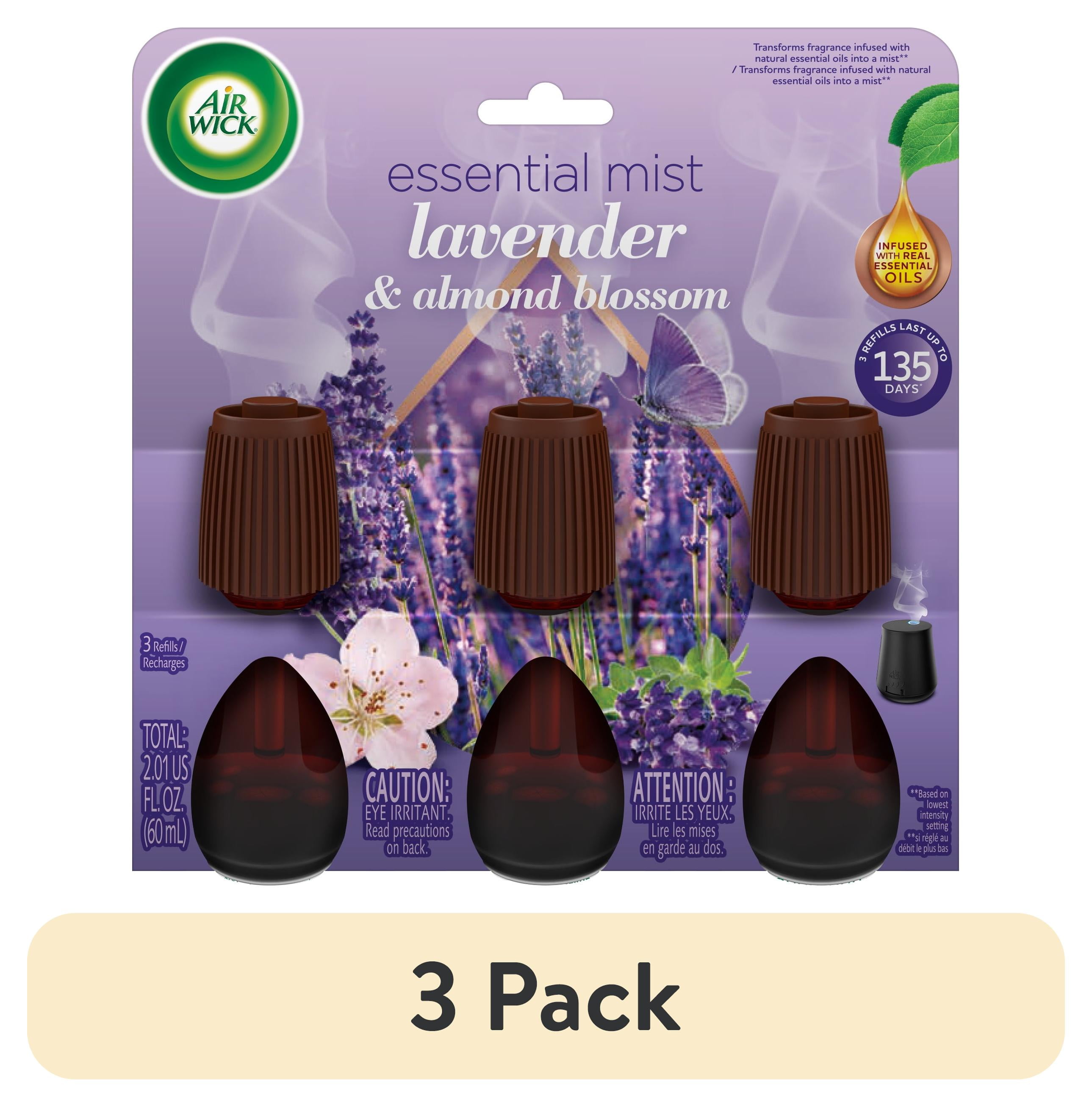 (3 pack) Air Wick Essential Mist Scented Oil Air Freshener Diffuser ...