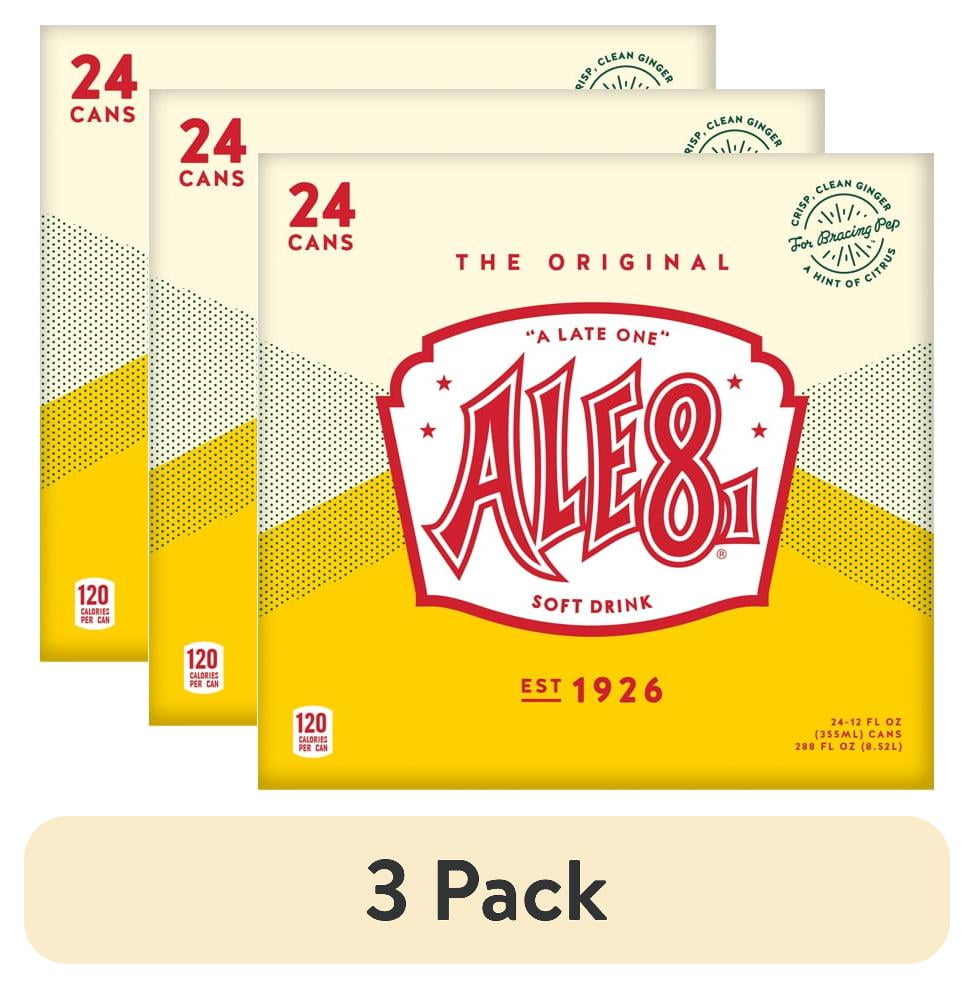(3 pack) Ale-8-One Original 24-Pk Cans - Walmart.com