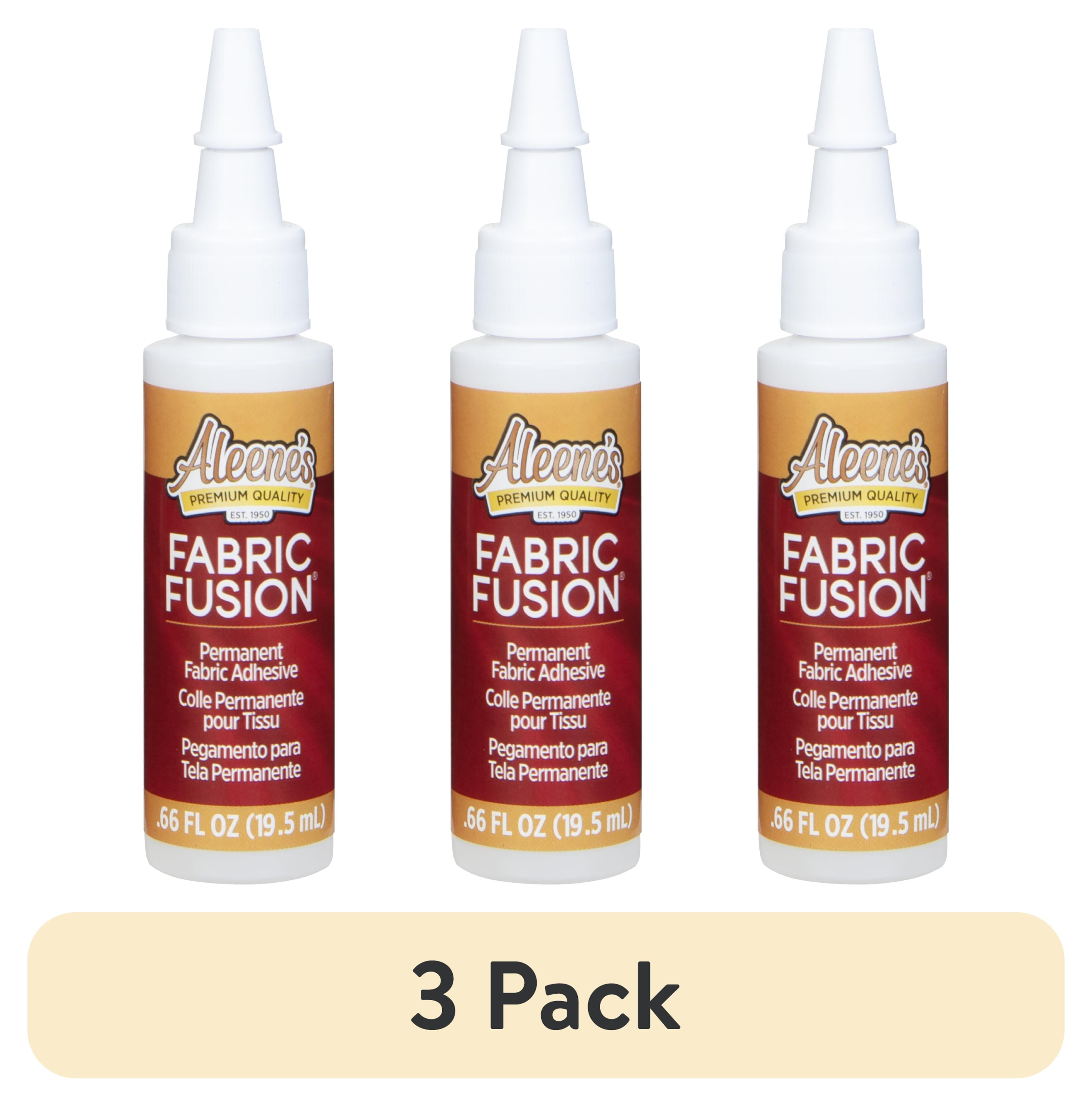 (3 pack) Aleene's Fabric Fusion Adhesive, Premium Clear Permanent ...