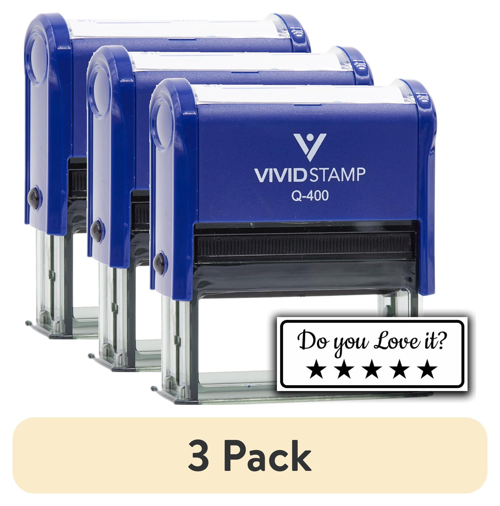 (3 pack) All Quality Do You Love It? Self-Inking Rubber Stamp ...
