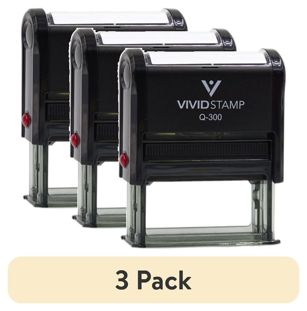 (3 pack) All Quality Made With Love Self-Inking Rubber Stamp ...