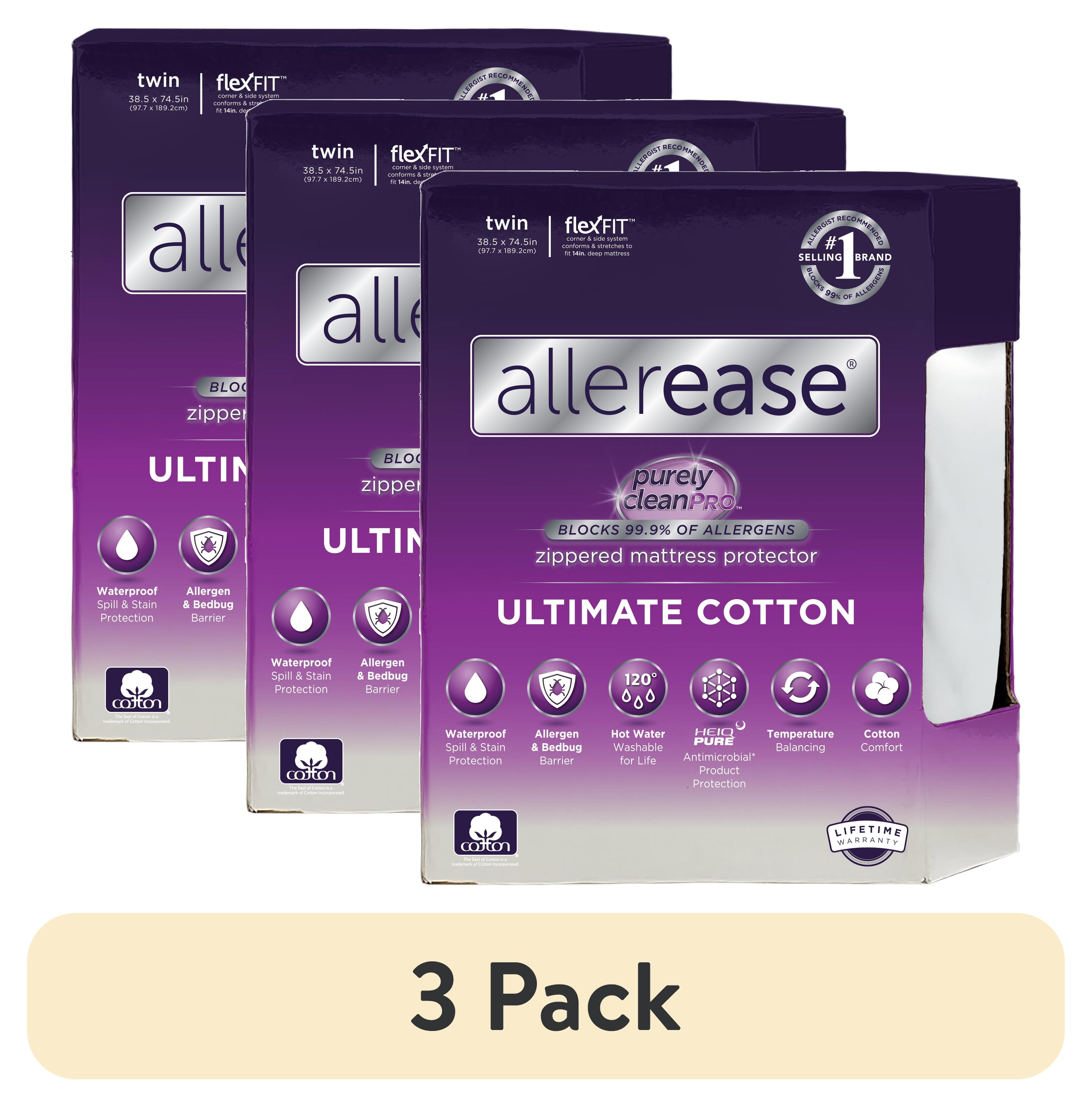 AllerEase Cotton Waterproof Mattress Protector - Walmart.com