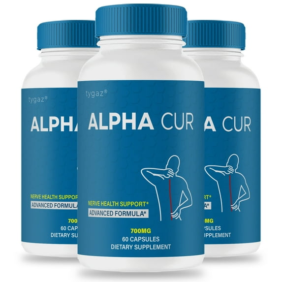 (3 pack ) AlphaCur - Alpha Cur Pill Supplement - Walmart.com