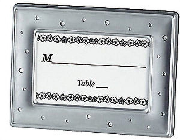 (3 pack) Aluminum placecard frames with crystal sprinkles - 2x3 ...