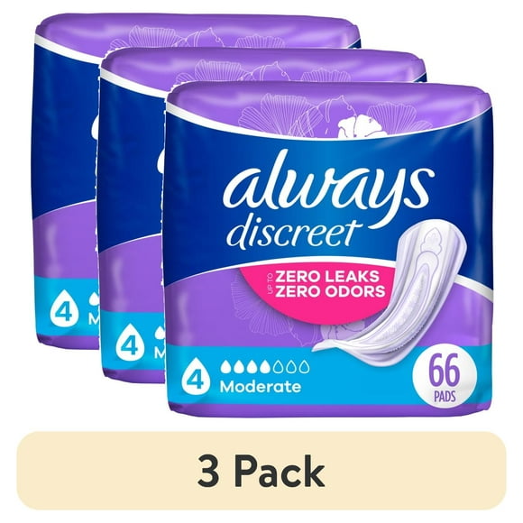Always Discreet Pads in Always Discreet - Walmart.com