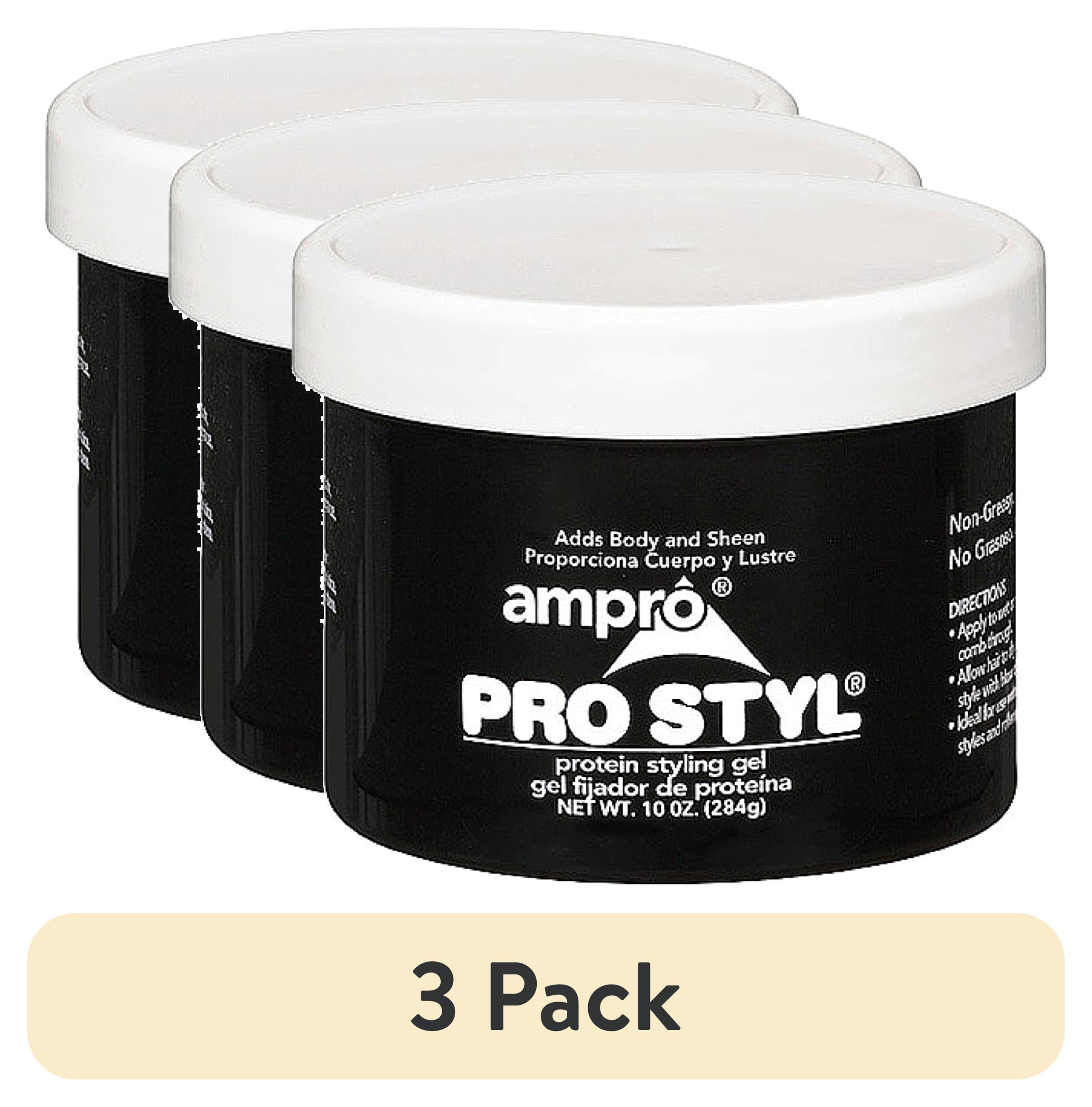 (3 pack) Ampro Pro Styl Regular Hold Protein Styling Gel, 10 oz ...