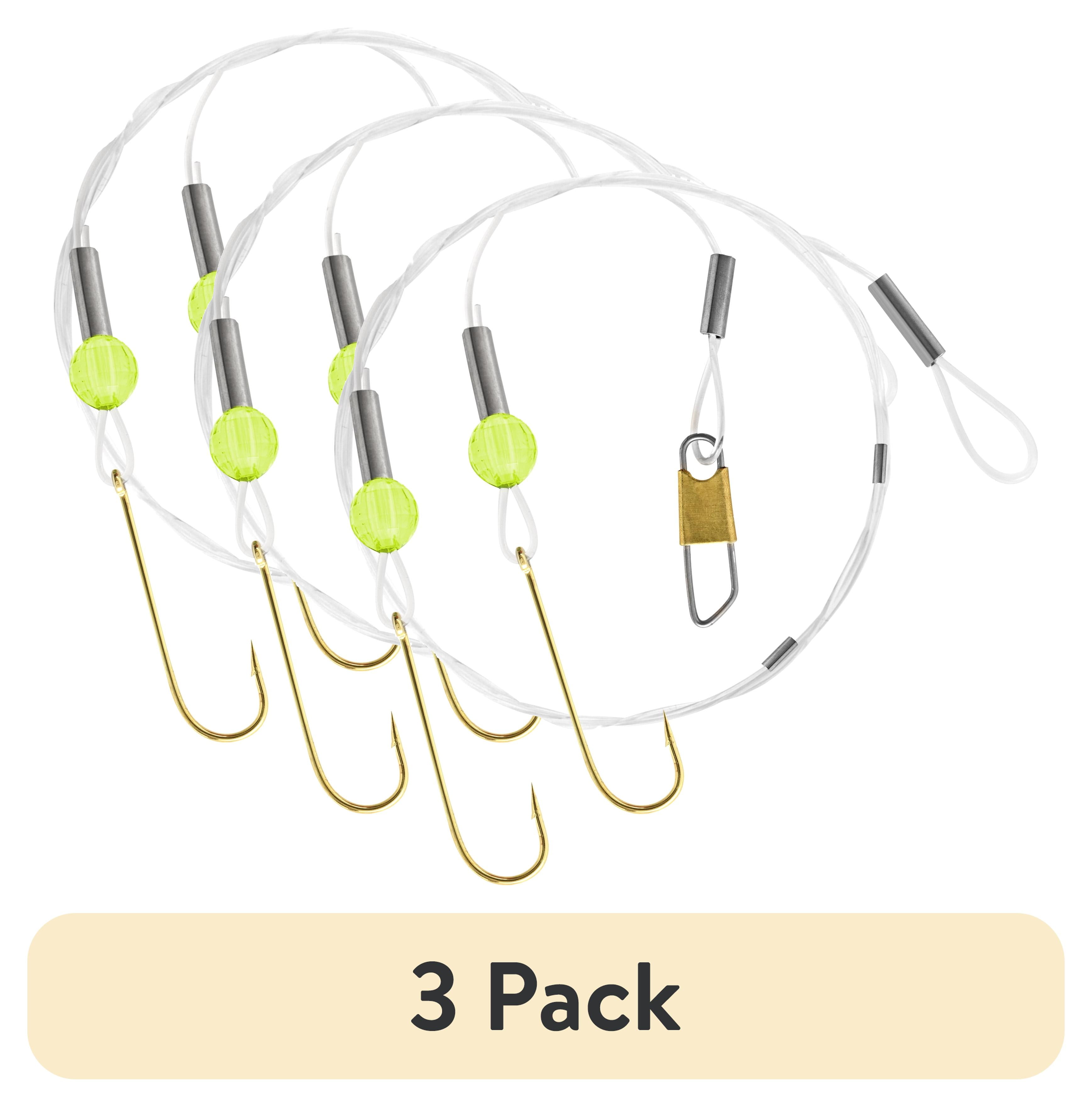 (3 pack) Apex Tackle Perch Bead Rig Yellow Chartreuse - Walmart.com