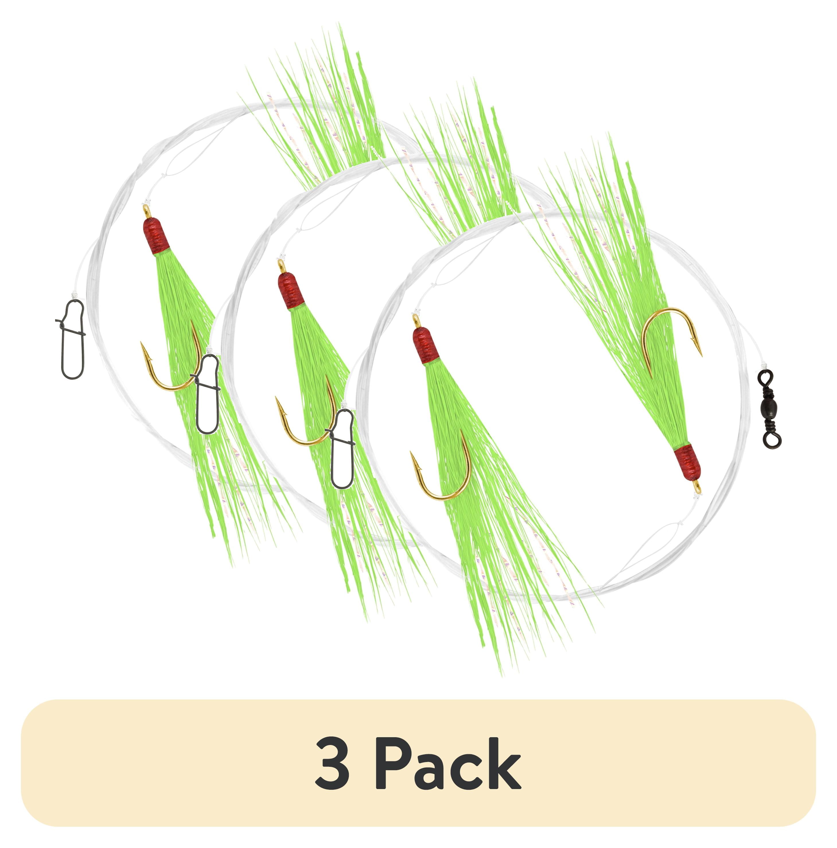 (3 pack) Apex Tackle Perch Maraflash Rig Chartreuse - Walmart.com