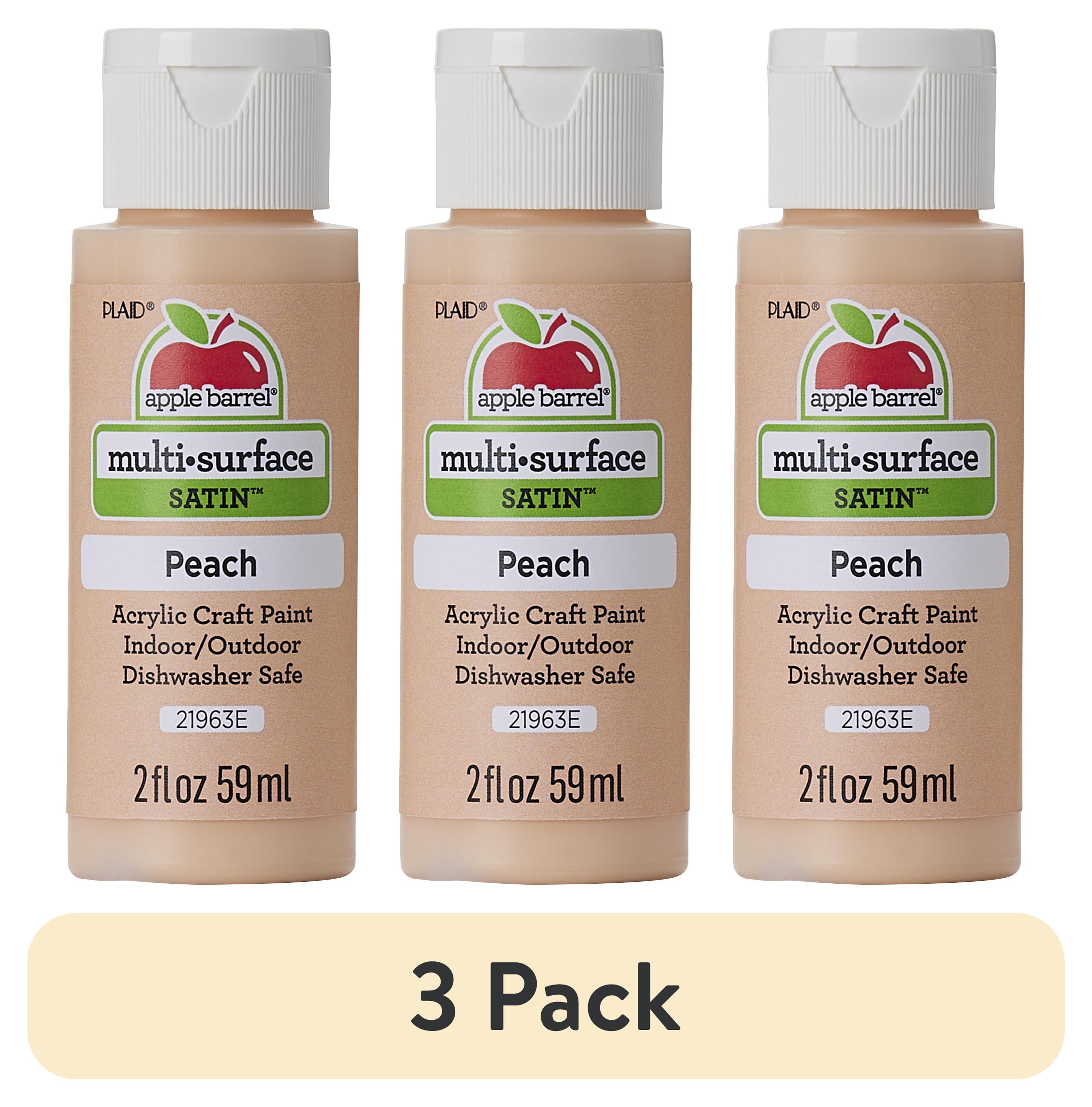 (3 pack) Apple Barrel 21963E Multi-surface Acrylic Craft Paint, Satin ...