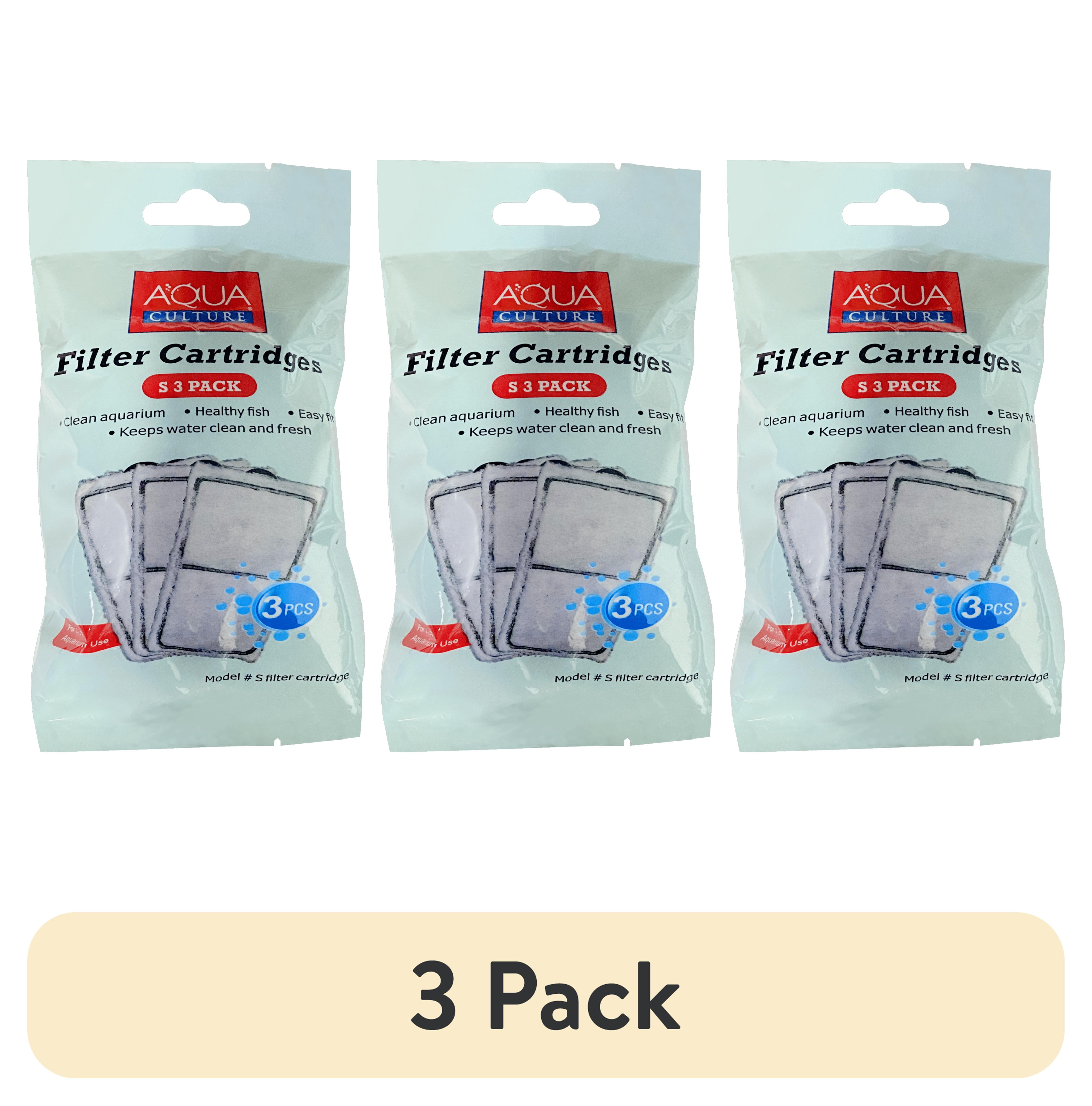 (3 pack) Aqua Culture Filter Cartridges-S-3 Pack - Walmart.com