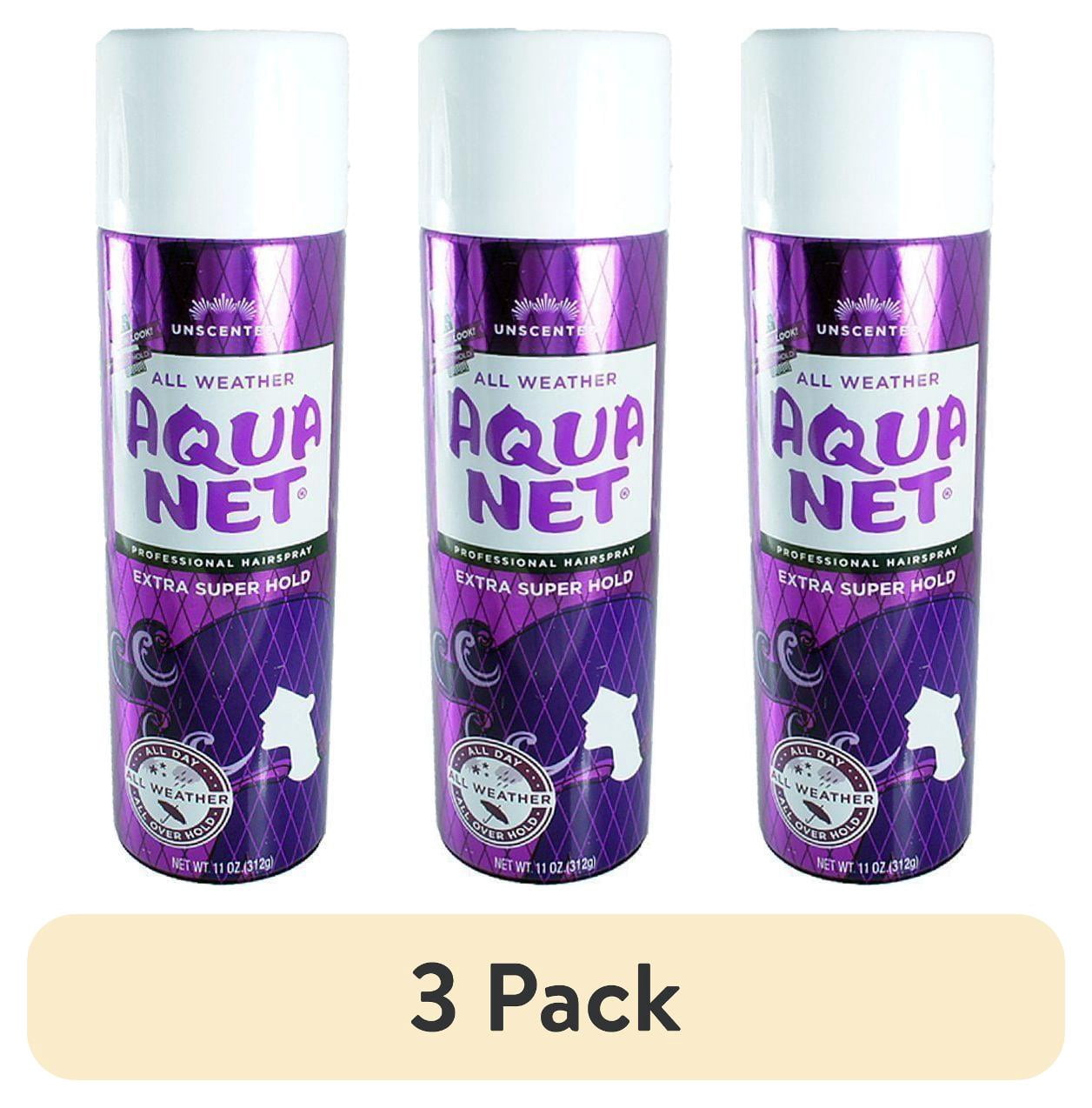 (3 pack) Aqua Net Extra Super Hold Professional Hair Spray, Unscented ...