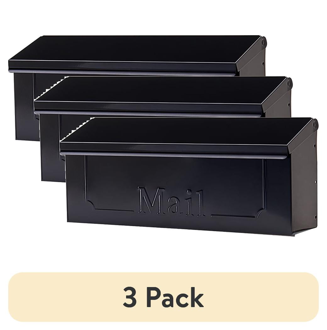 (3 pack) Architectural Mailboxes Townhouse Galvanized Steel, Small ...