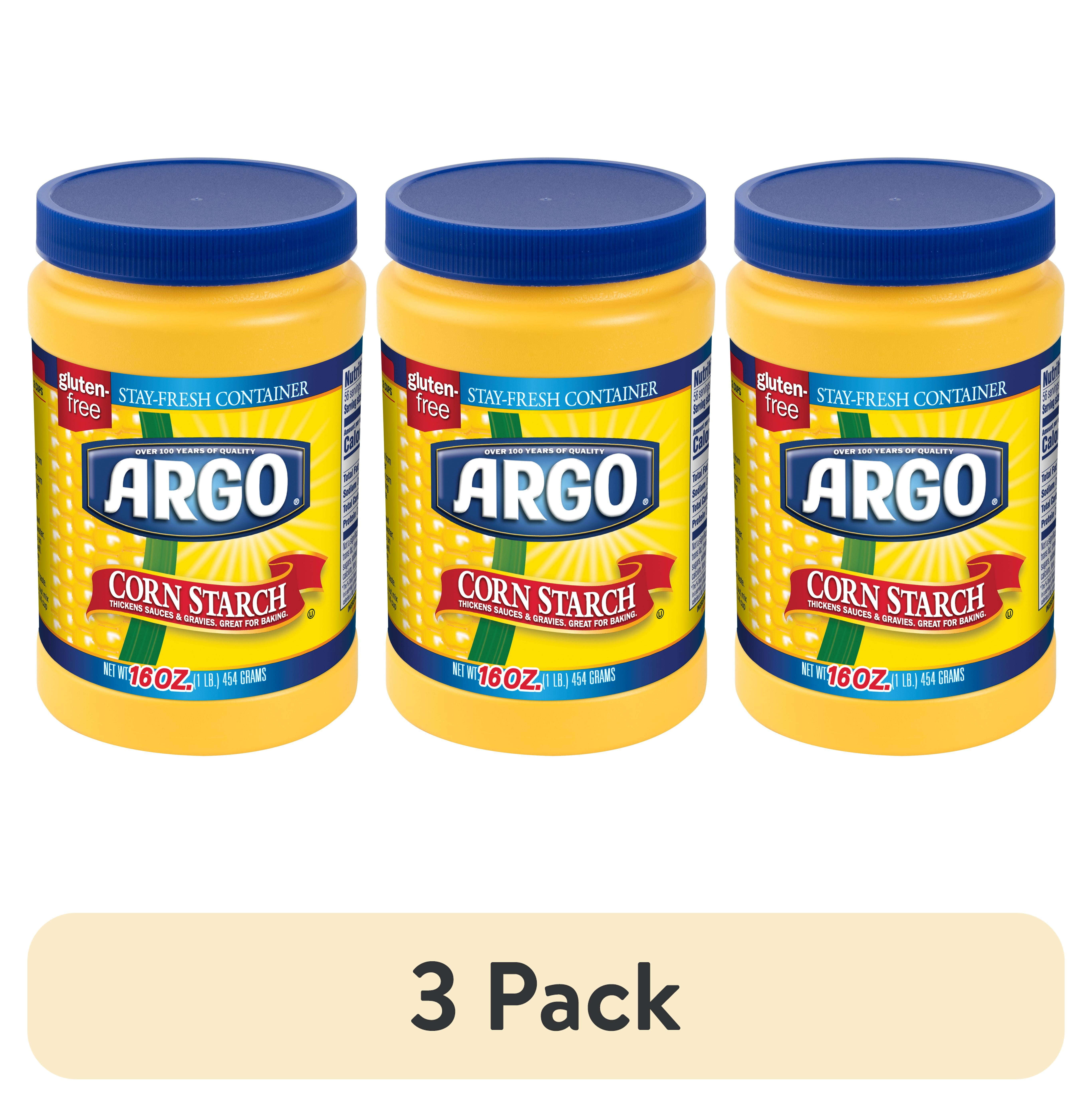 (3 pack) Argo Gluten-Free Corn Starch Thickening Powder,16 oz - Walmart.com