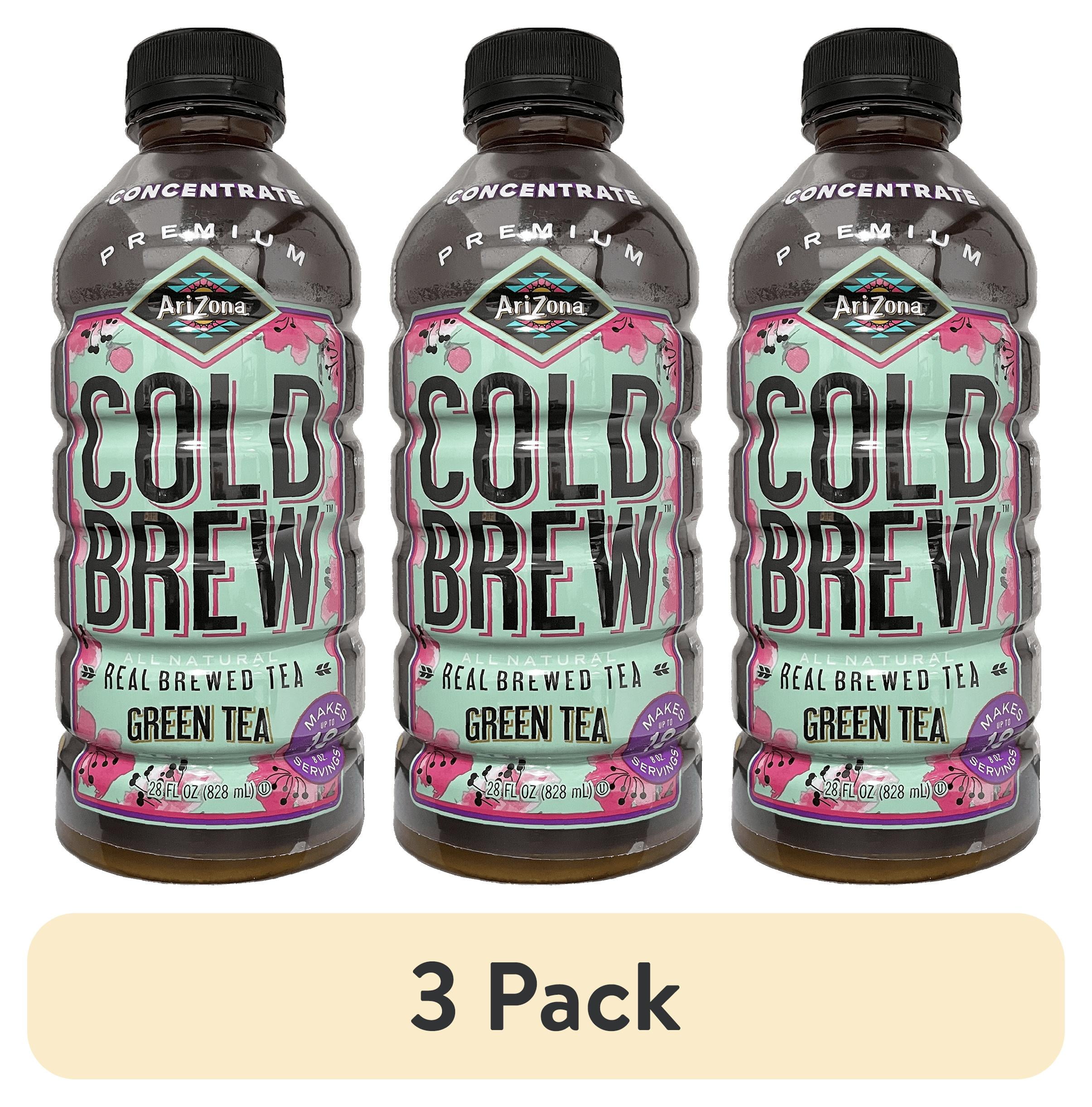 (3 pack) AriZona Cold Brew Concentrate Green Tea 28oz - Walmart.com