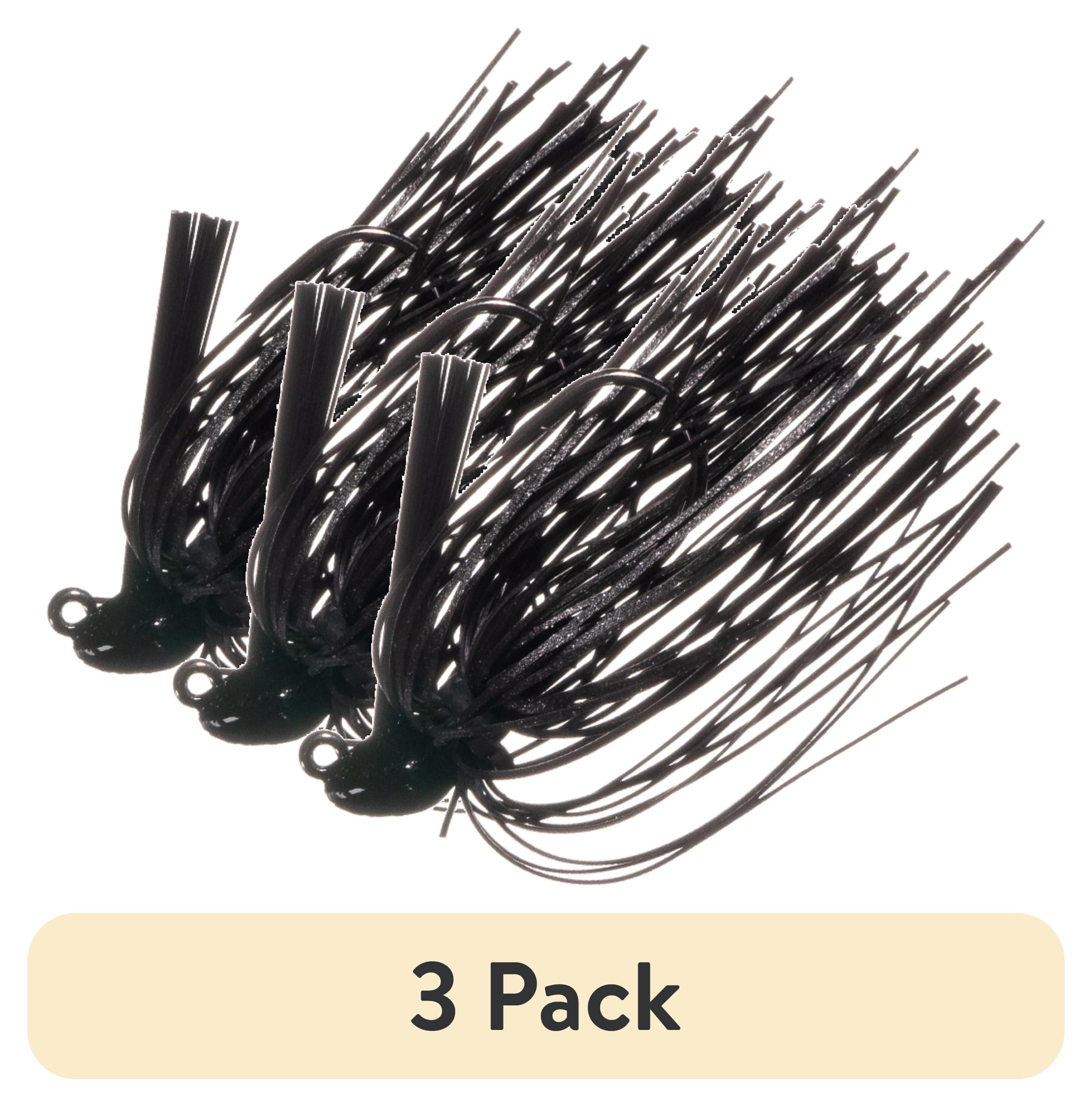 (3 pack) Arkie Lures Rattle Band Bass Jig, Size 1/4 oz., Color Black ...