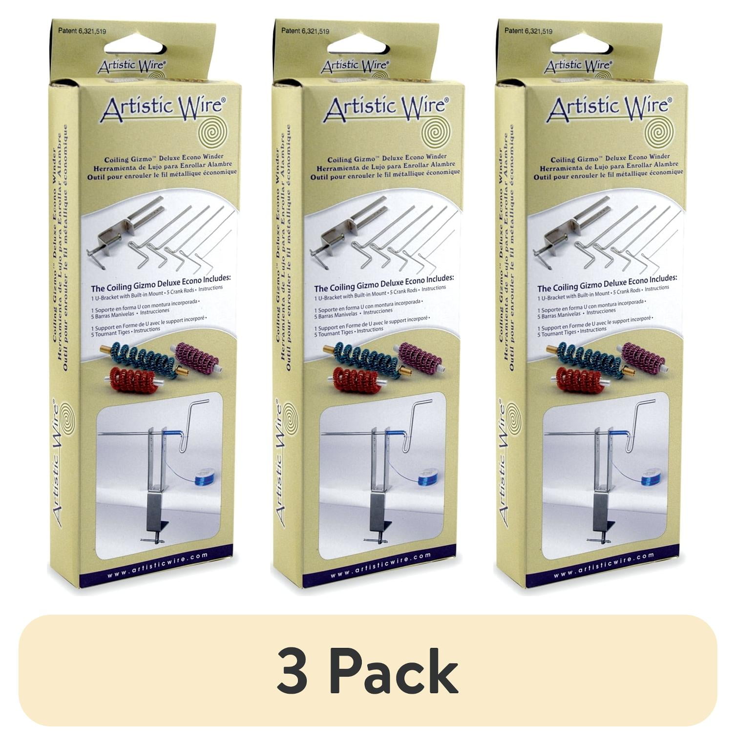 (3 pack) Artistic Wire Deluxe Coiling Gizmo Craft Wire Winder with 5 ...