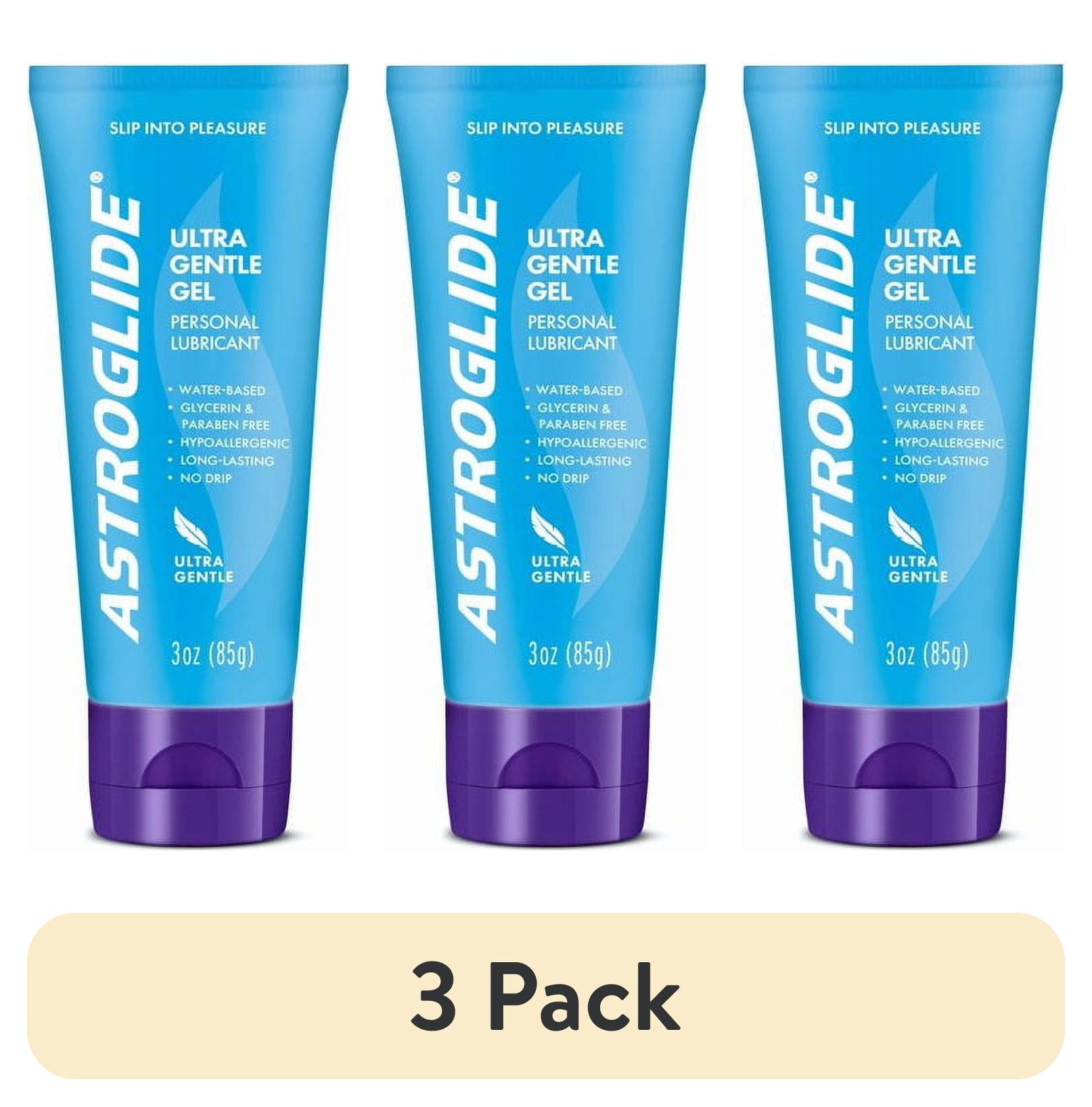 (3 pack) Astroglide Sensitive Skin Personal Lubricant, 3 oz - Gentle, Hypoallergenic Formula ...