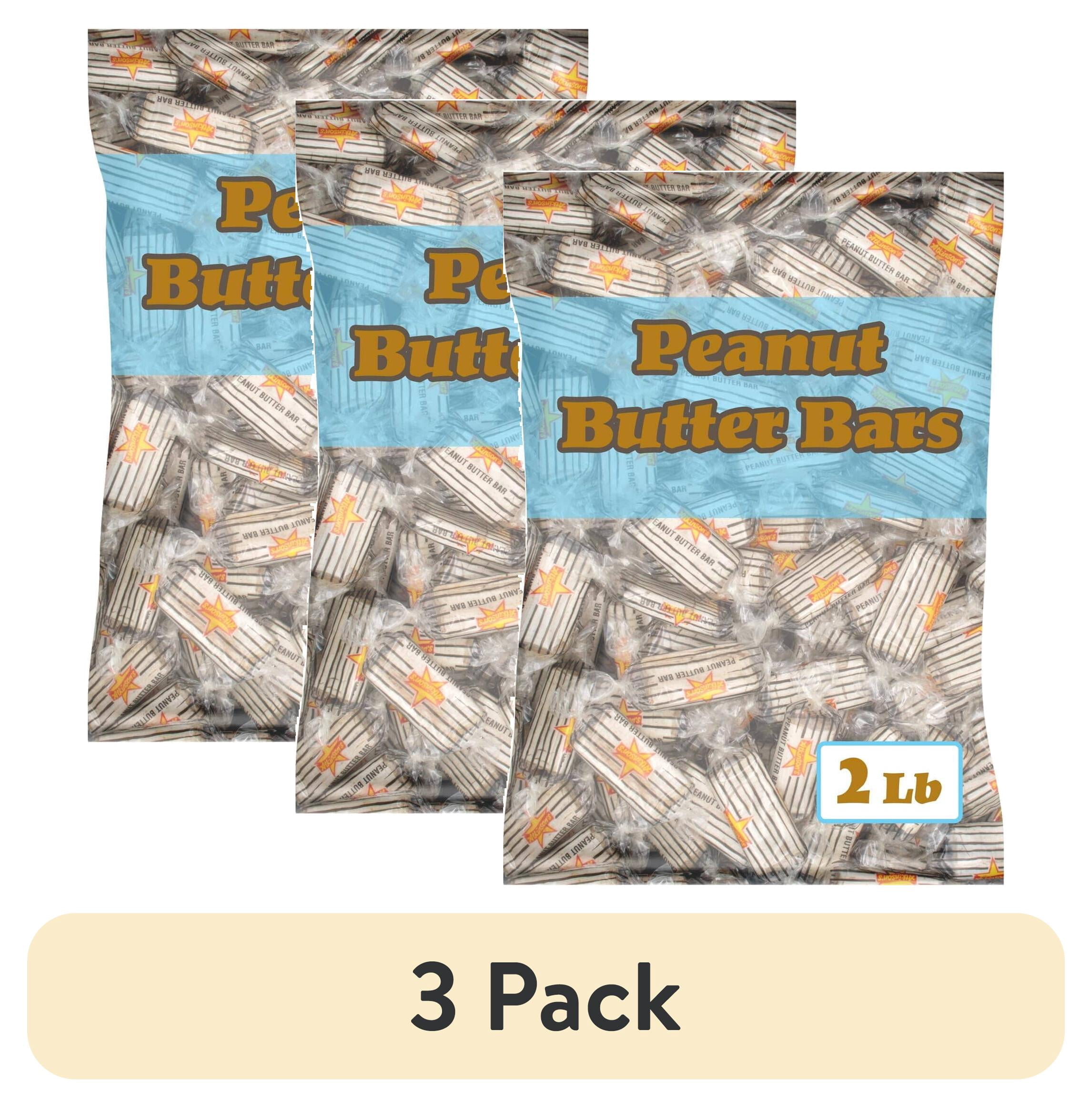 (3 pack) Atkinson's Peanut Butter Bars, 2 Pound Bag - Walmart.com