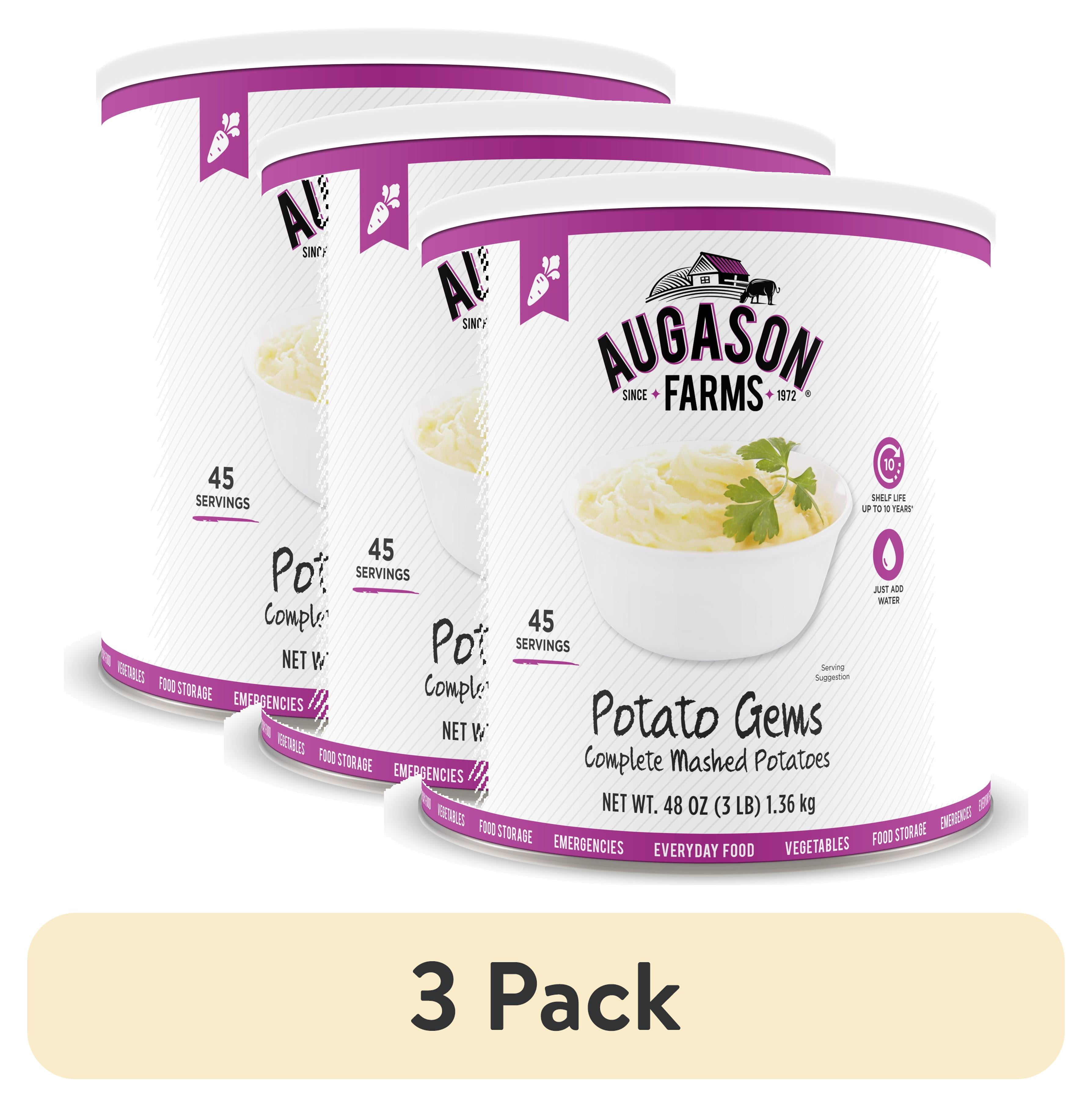 Augason Farms Potato Gems Mashed Potatoes - Gluten Free, Shelf Life ...