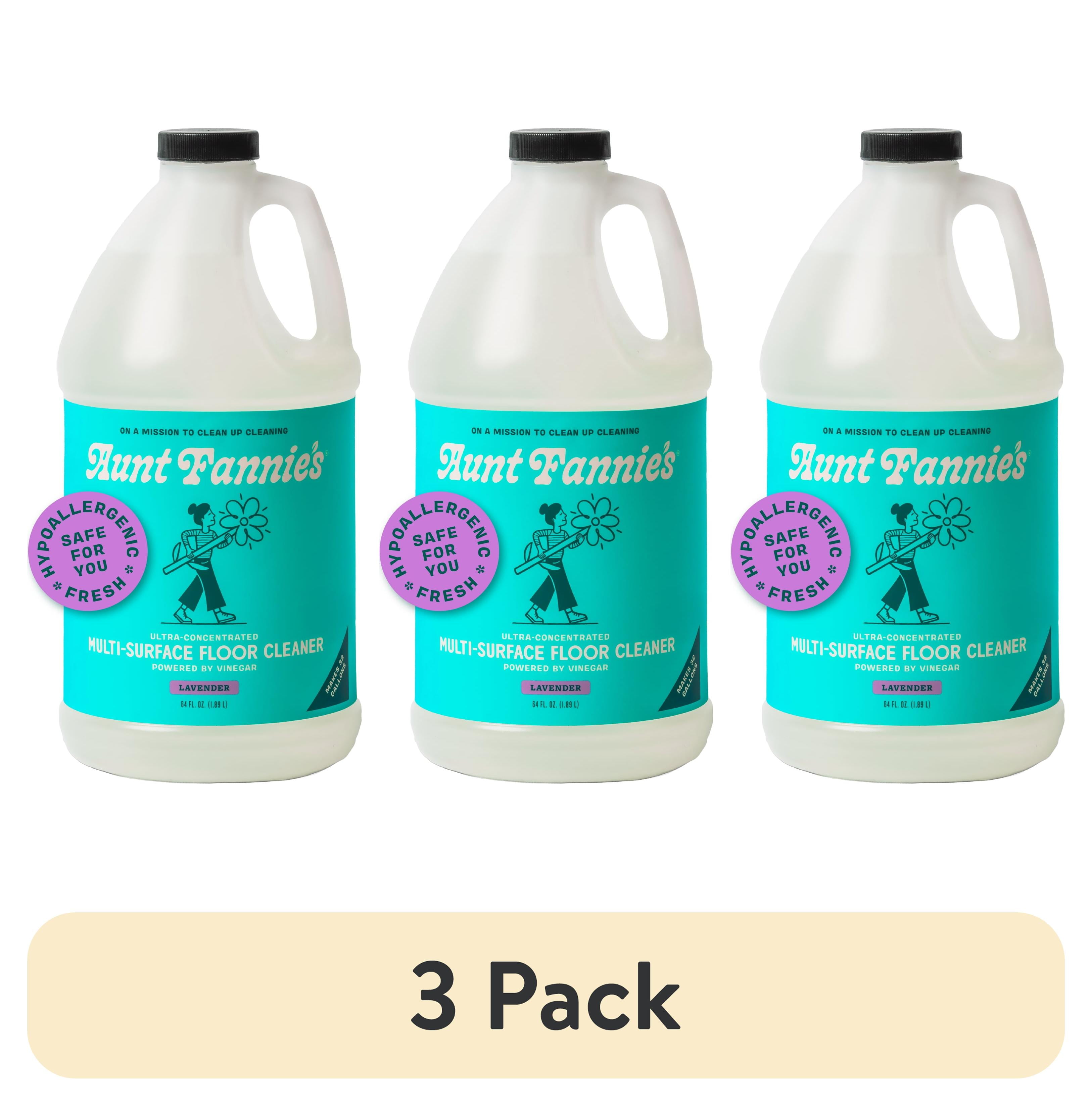 (3 pack) Aunt Fannie's Ultra Concentrated Floor Cleaner Vinegar Wash ...