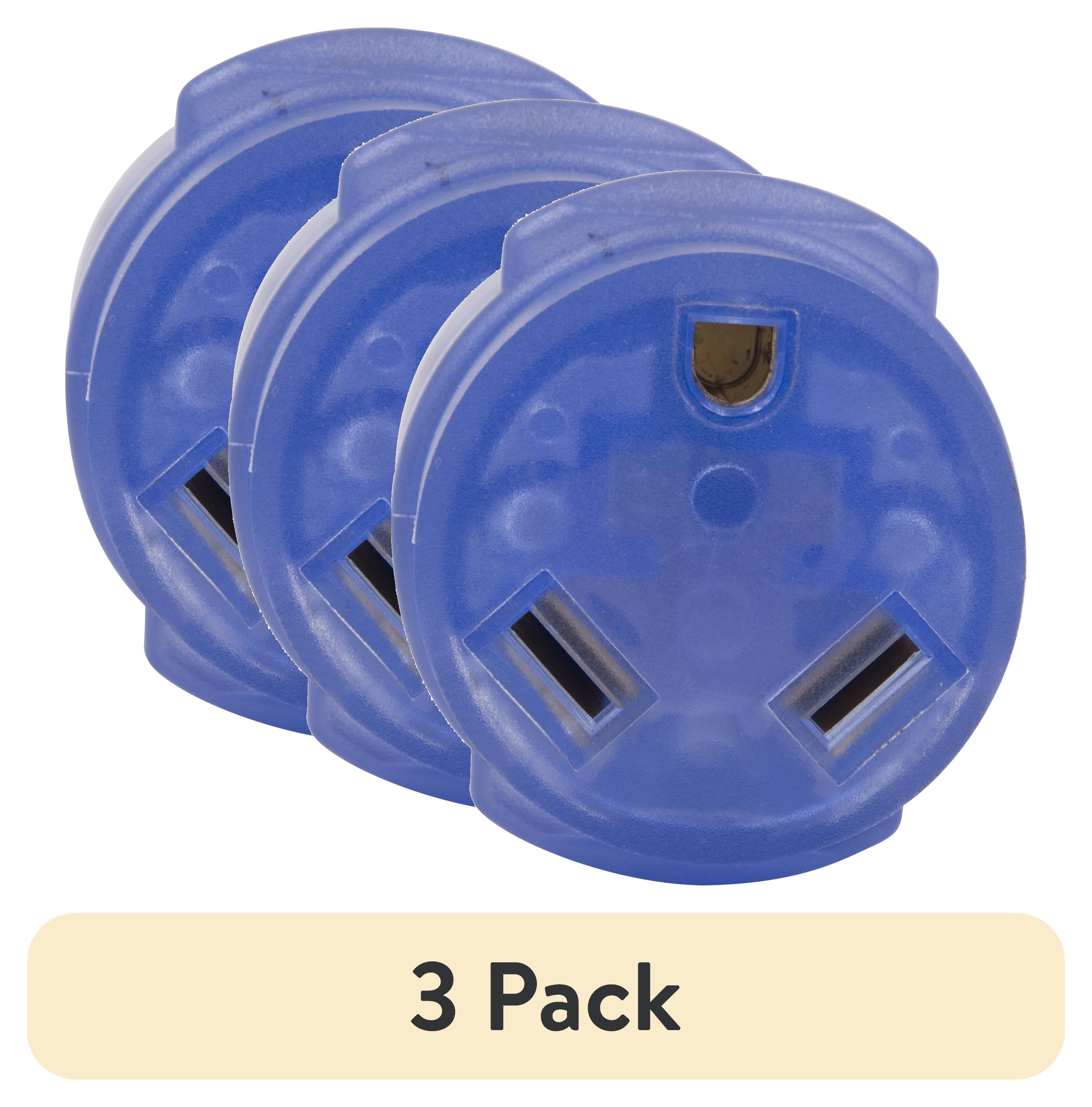 (3 pack) Auto Drive 50 to 30-Amp Universal RV Power Adapter with Light ...