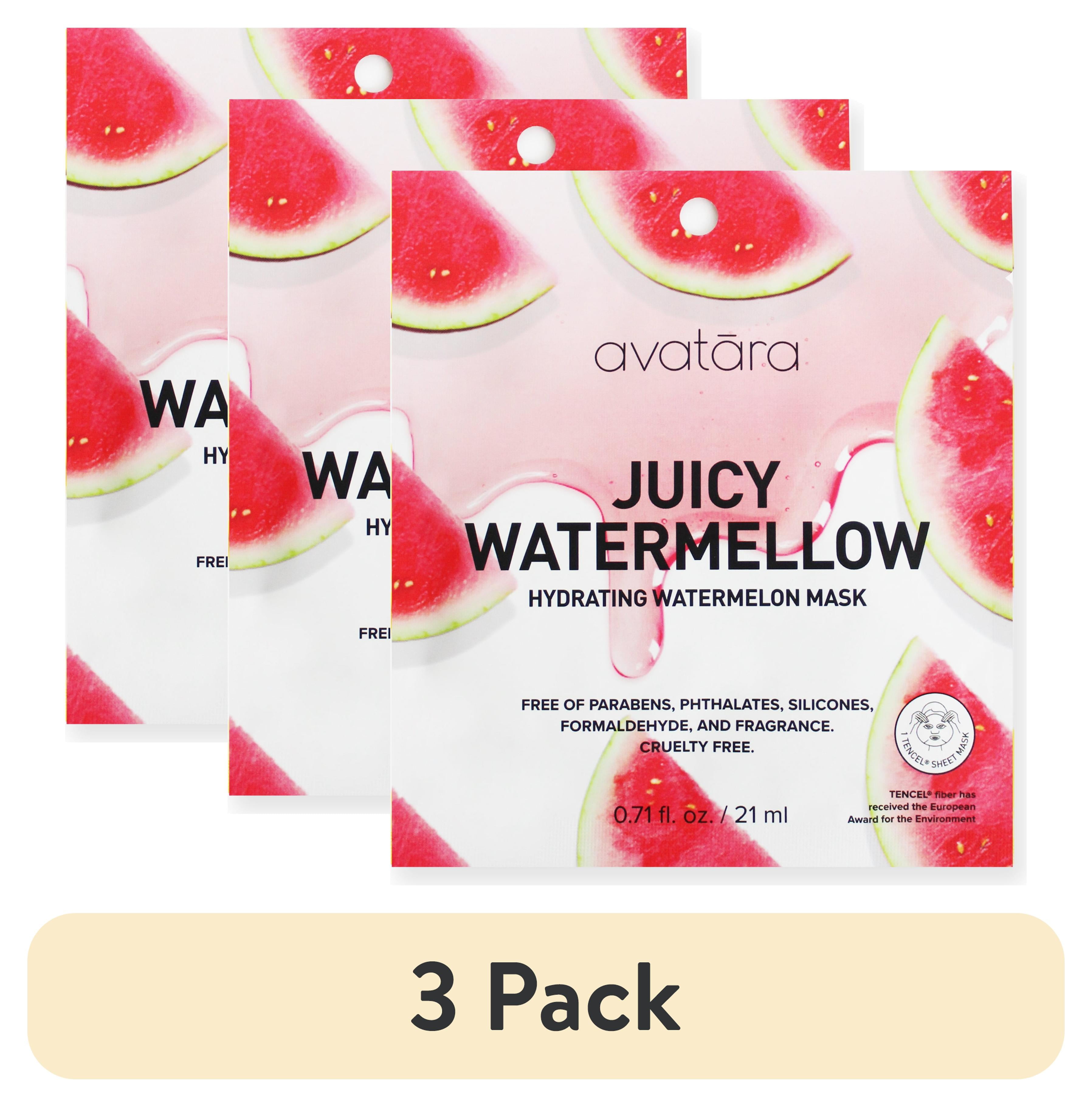 (3 pack) Avatara Watermellow Sheet Face Mask for All Skin Types ...