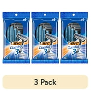50 Pcs Men's Disposable Razors Bulk 3 Blade Men Razors for Head ...