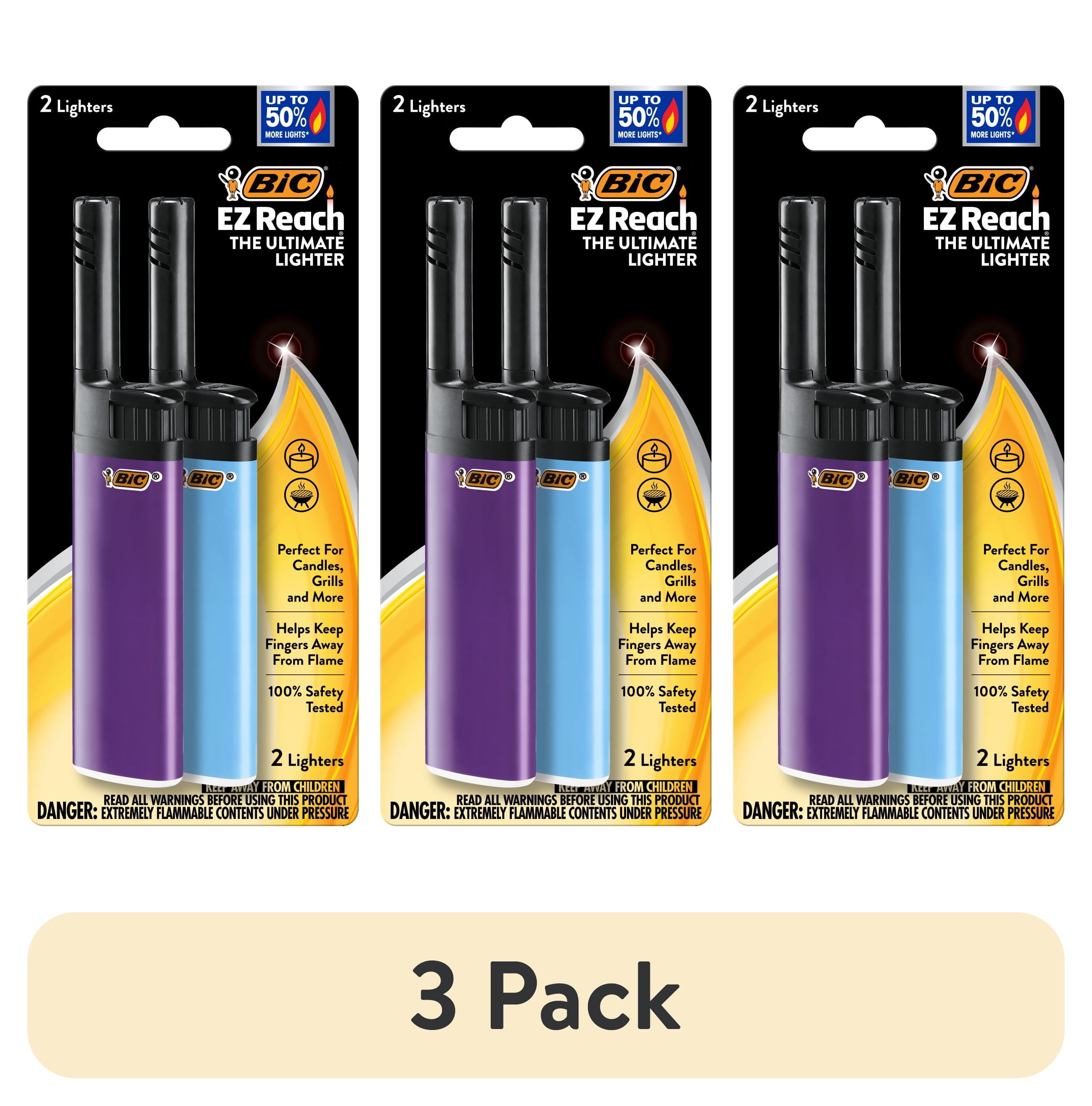 (3 pack) BIC EZ Reach Candle Lighter, the Ultimate Lighter with Wand ...