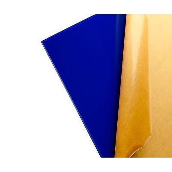 3 pack- BLUE ACRYLIC #2050- OPAQUE PLASTIC SHEET 1/8" Thick 8" X 12 ...