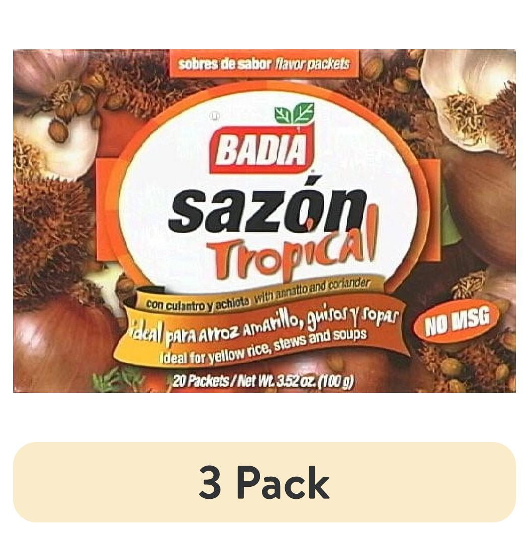 (3 pack) Badia Sazón Tropical® with Coriander & Annatto 3.52 oz - Walmart.com