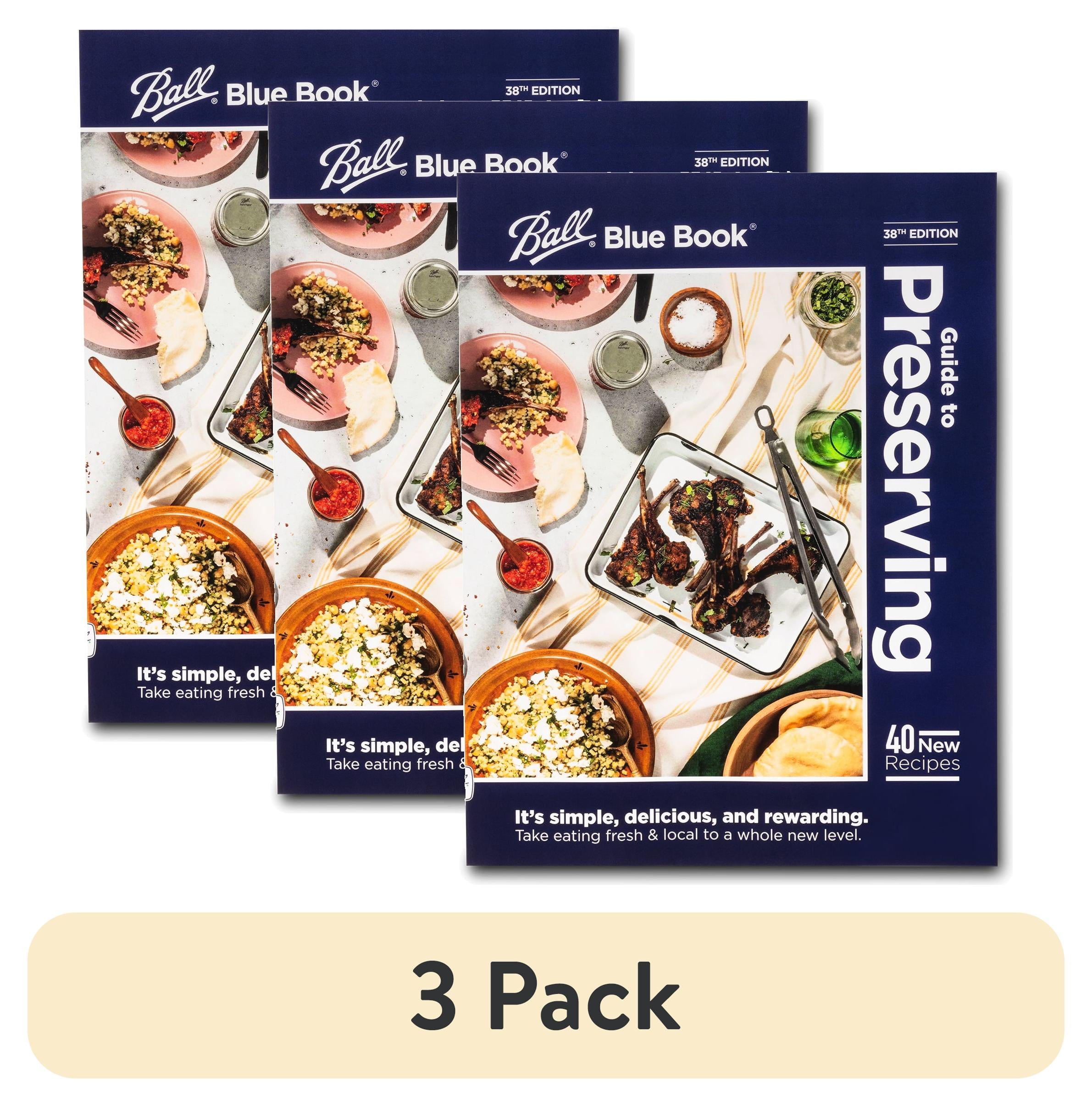 (3 pack) Ball Blue Book Guide to Preserving, 38th Edition with 500 ...
