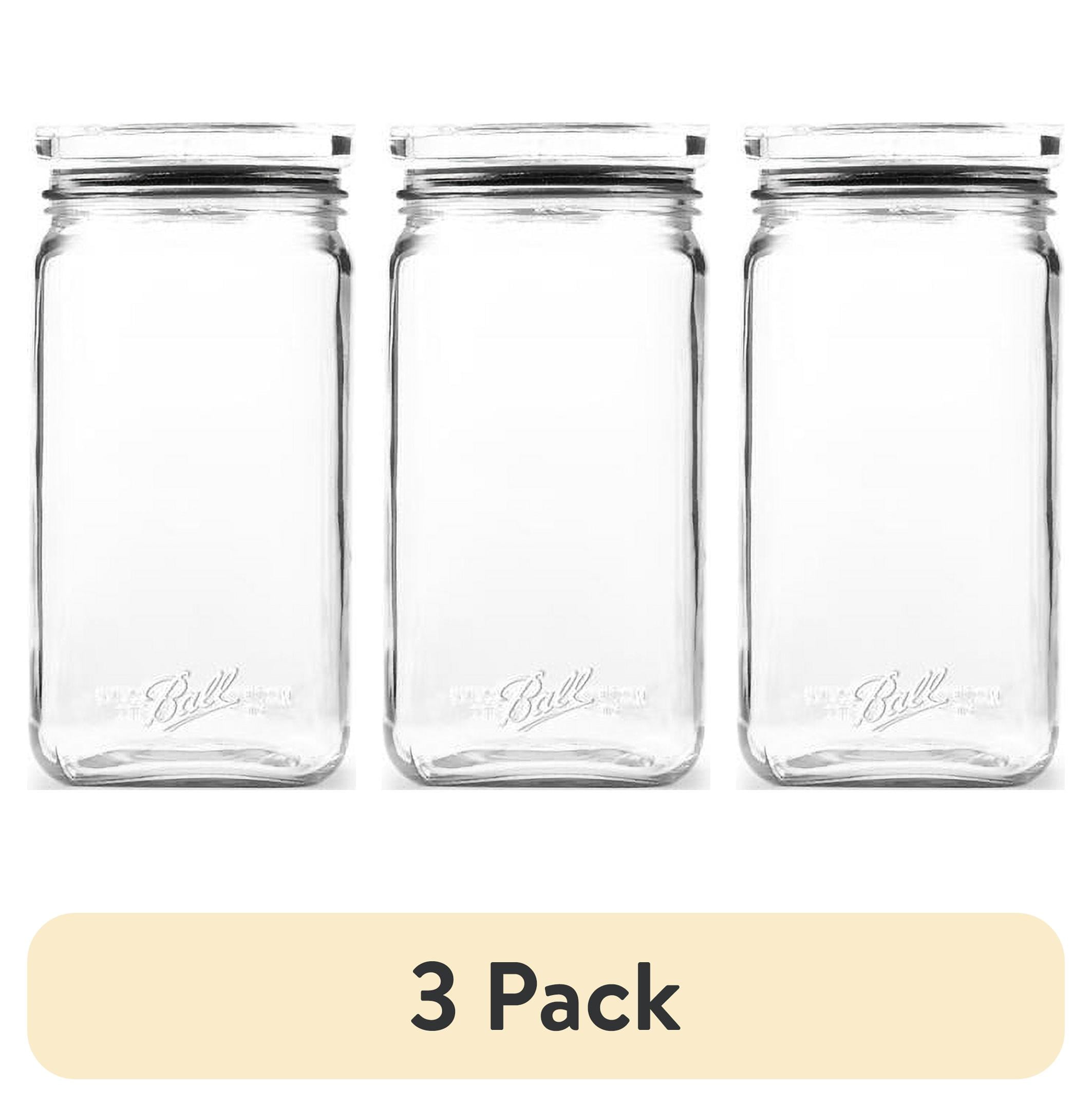 Ball Stack & Store Airtight Stackable Wide Mouth Half-Gallon Glass ...