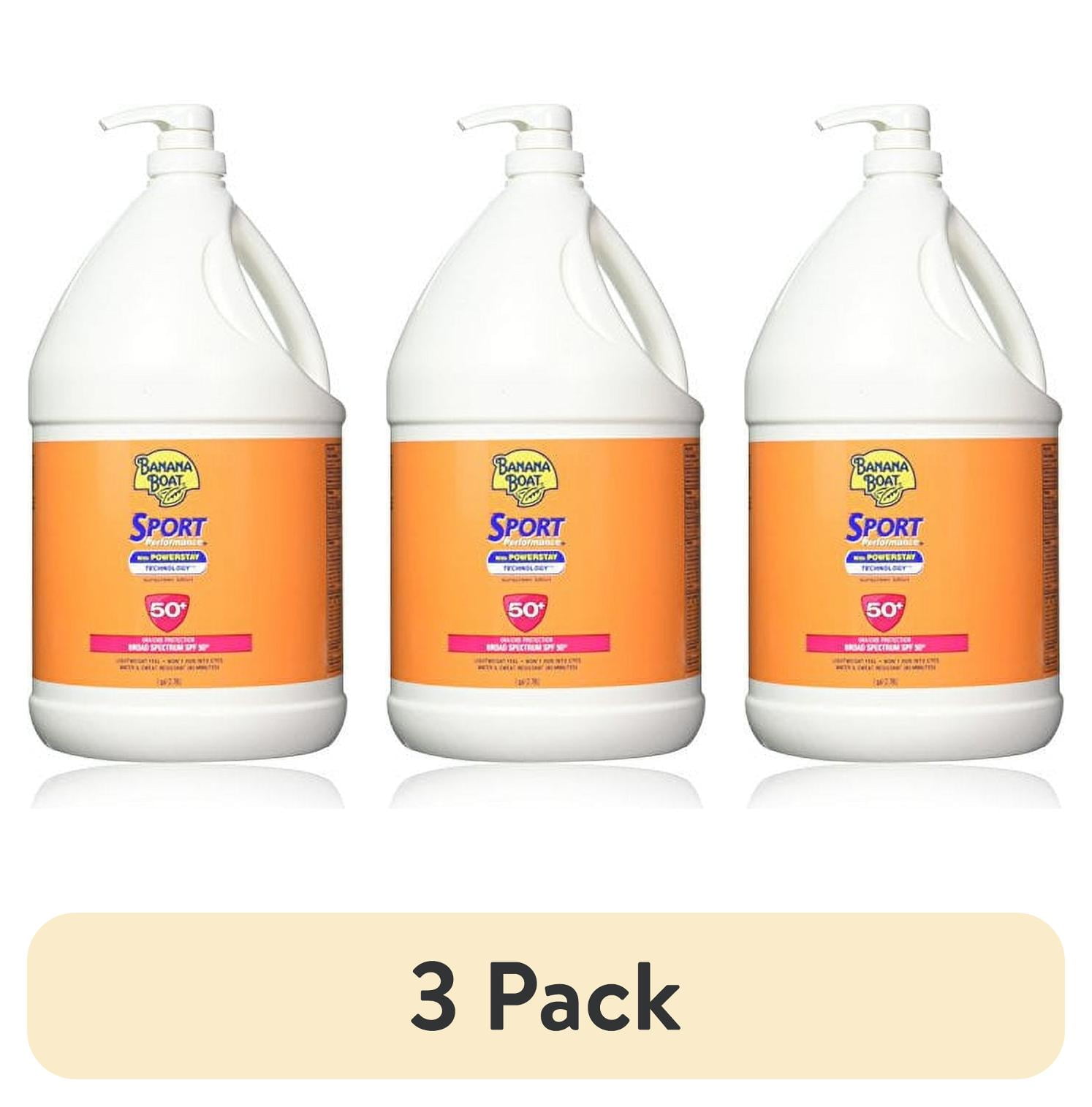 (3 pack) Banana Boat Sport Performance Broad Spectrum Sunscreen Lotion ...