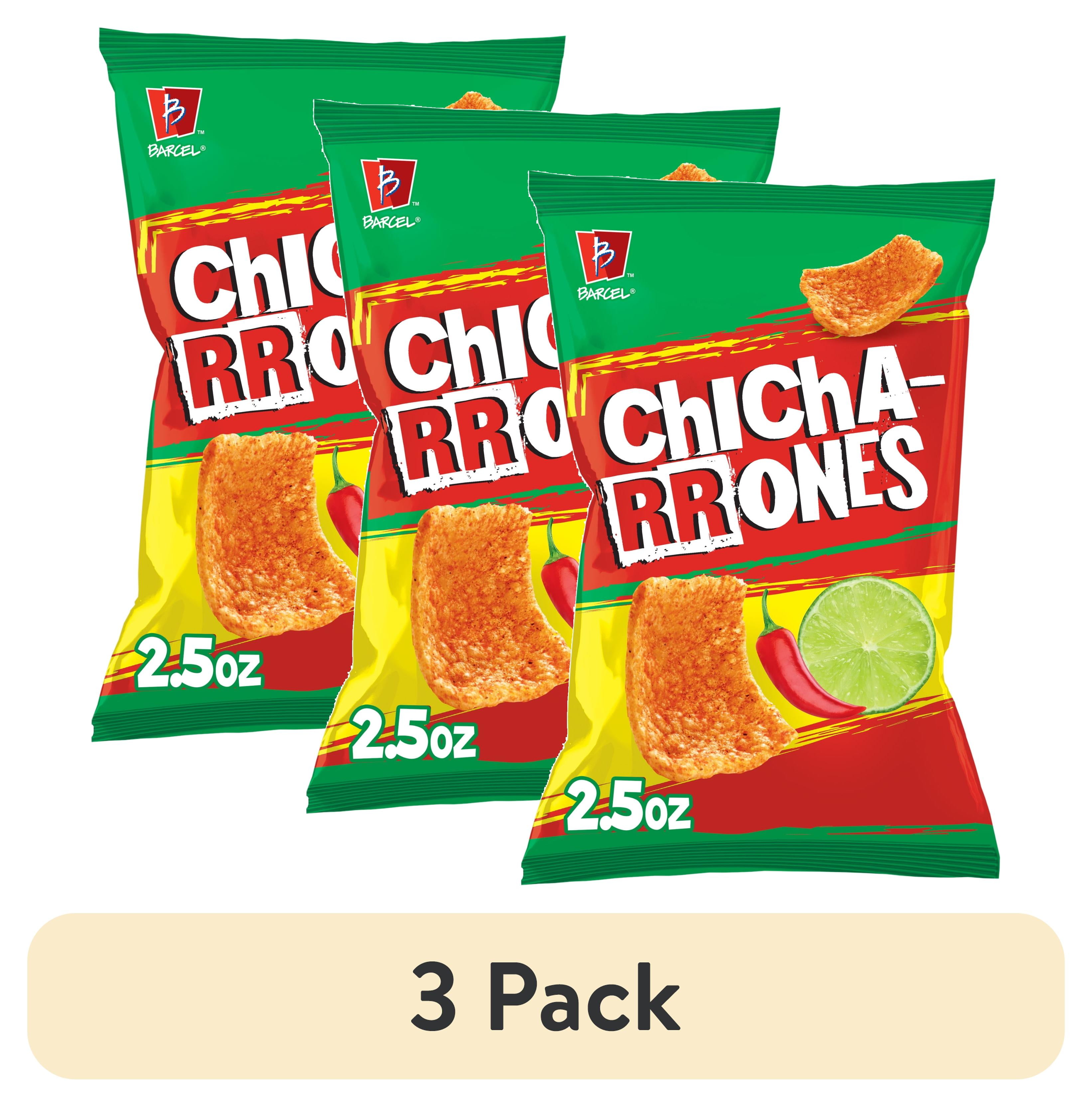 (3 pack) Barcel Chicharrones 2.5 oz Sharing Size Bag, Chili Pepper ...