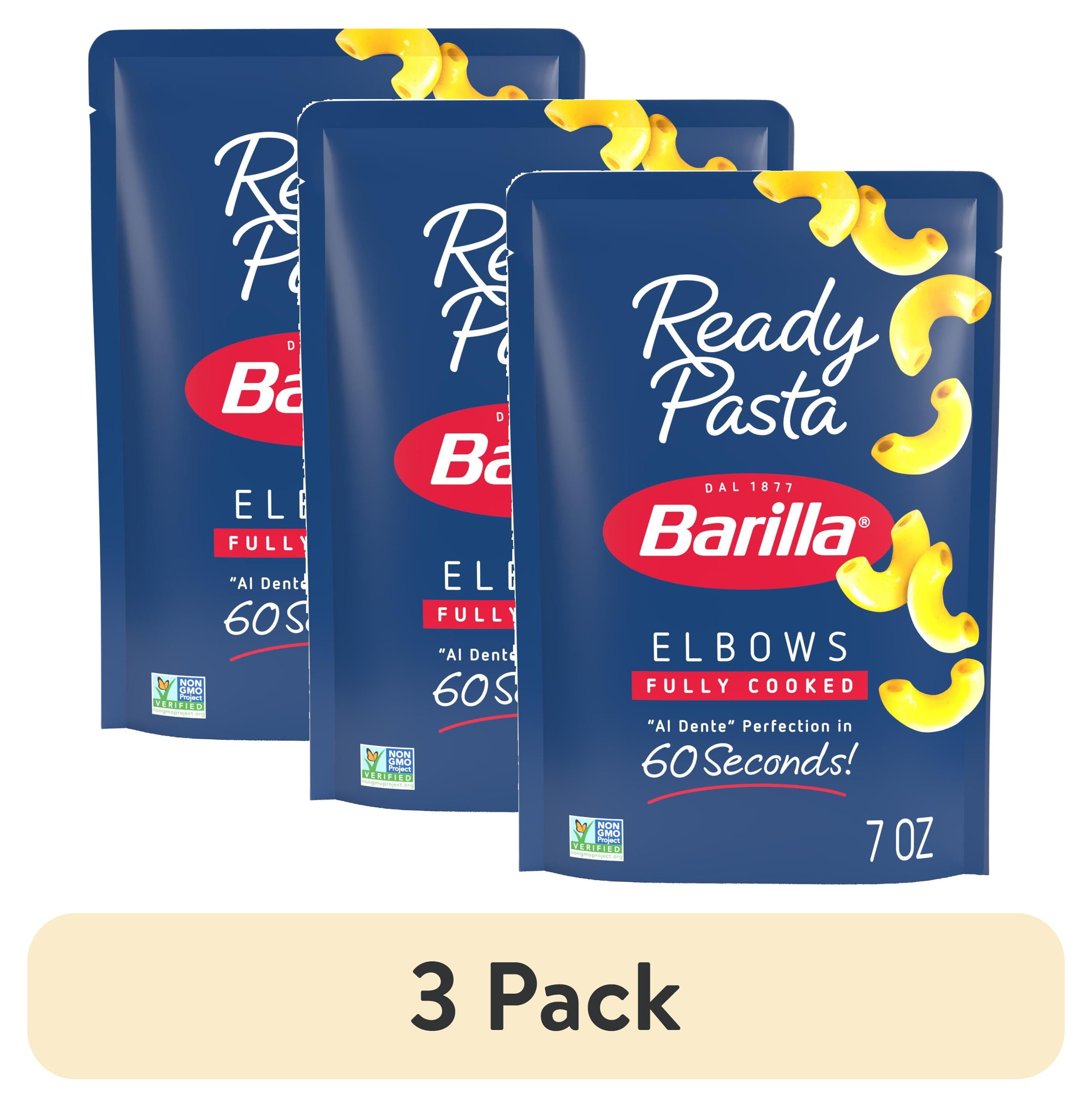 (3 pack) Barilla Ready Pasta Fully Cooked Pasta Elbows, 7 oz - Walmart.com