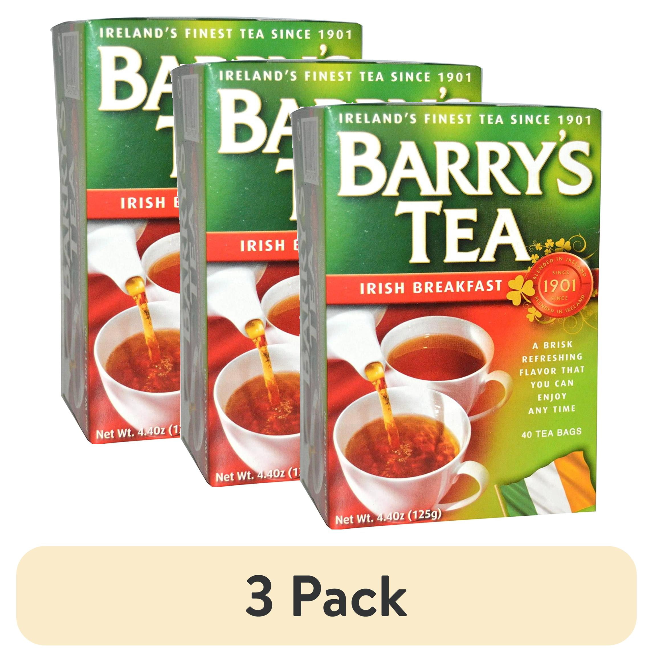 (3 pack) Barry's Tea, Irish Breakfast Tea Bags, 40 Count - Walmart.com