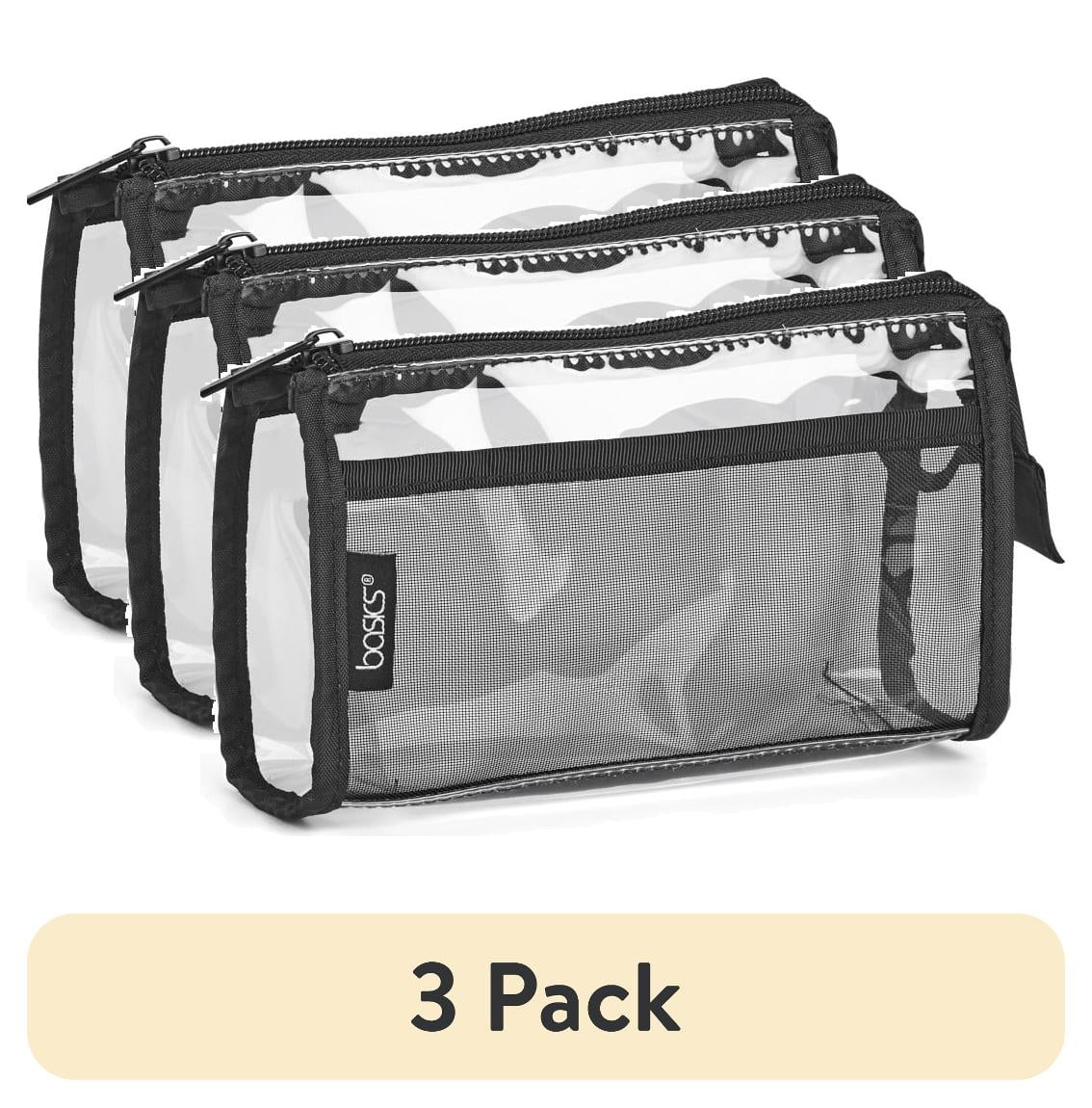 (3 pack) Basics Clear PVC Clutch - Walmart.com