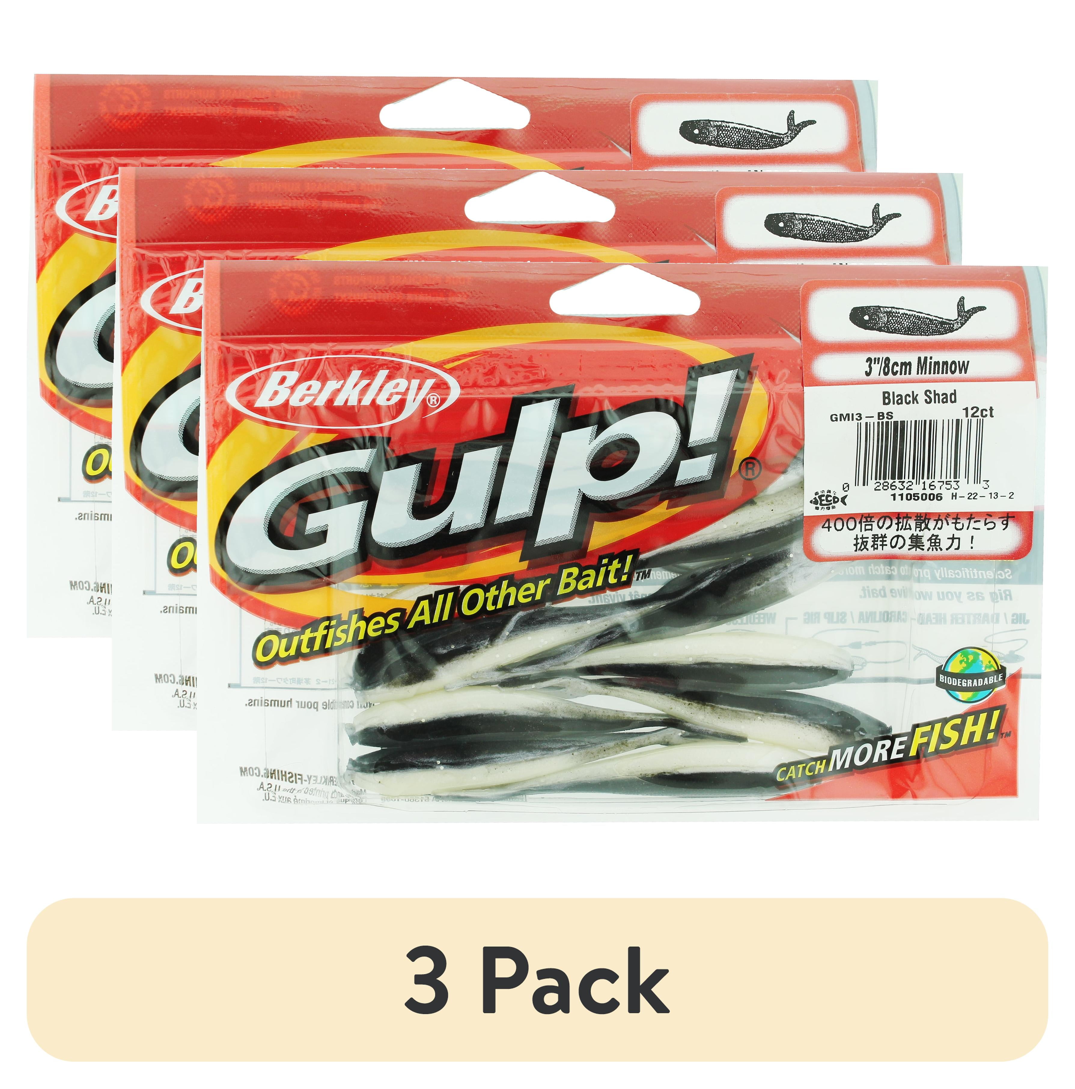 Berkley Gulp! Minnow 3" Soft Bait, Extreme Scent - Walmart.com