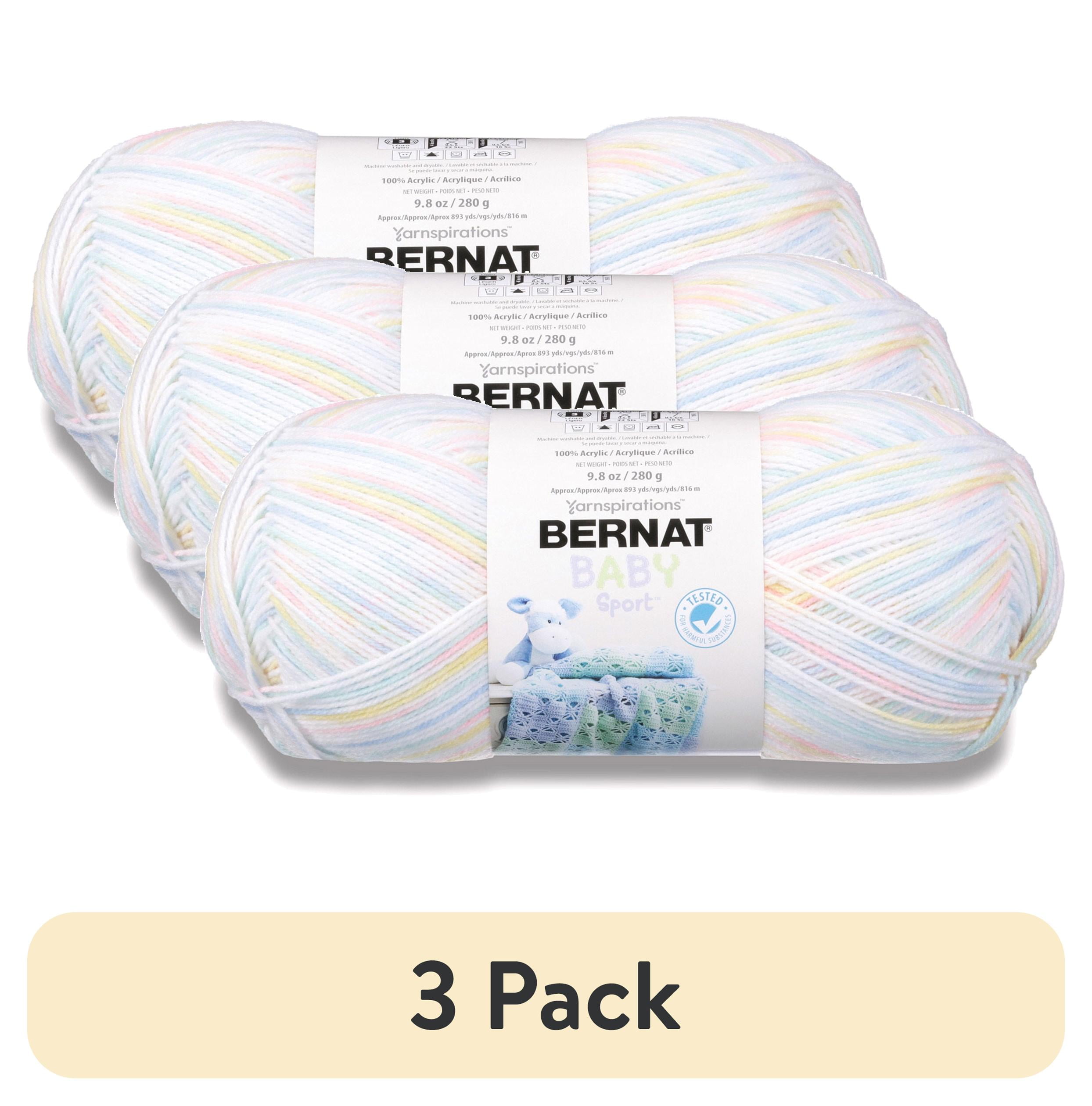 (3 pack) Bernat® Baby Sport™ Ombre #3 Light Acrylic Yarn, Baby Baby 9 ...
