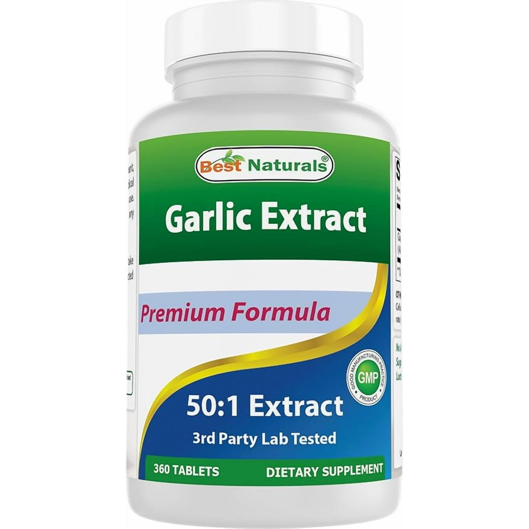 (3 pack) Best Naturals Garlic Extract 5000 mg Equivalent Per Serving ...