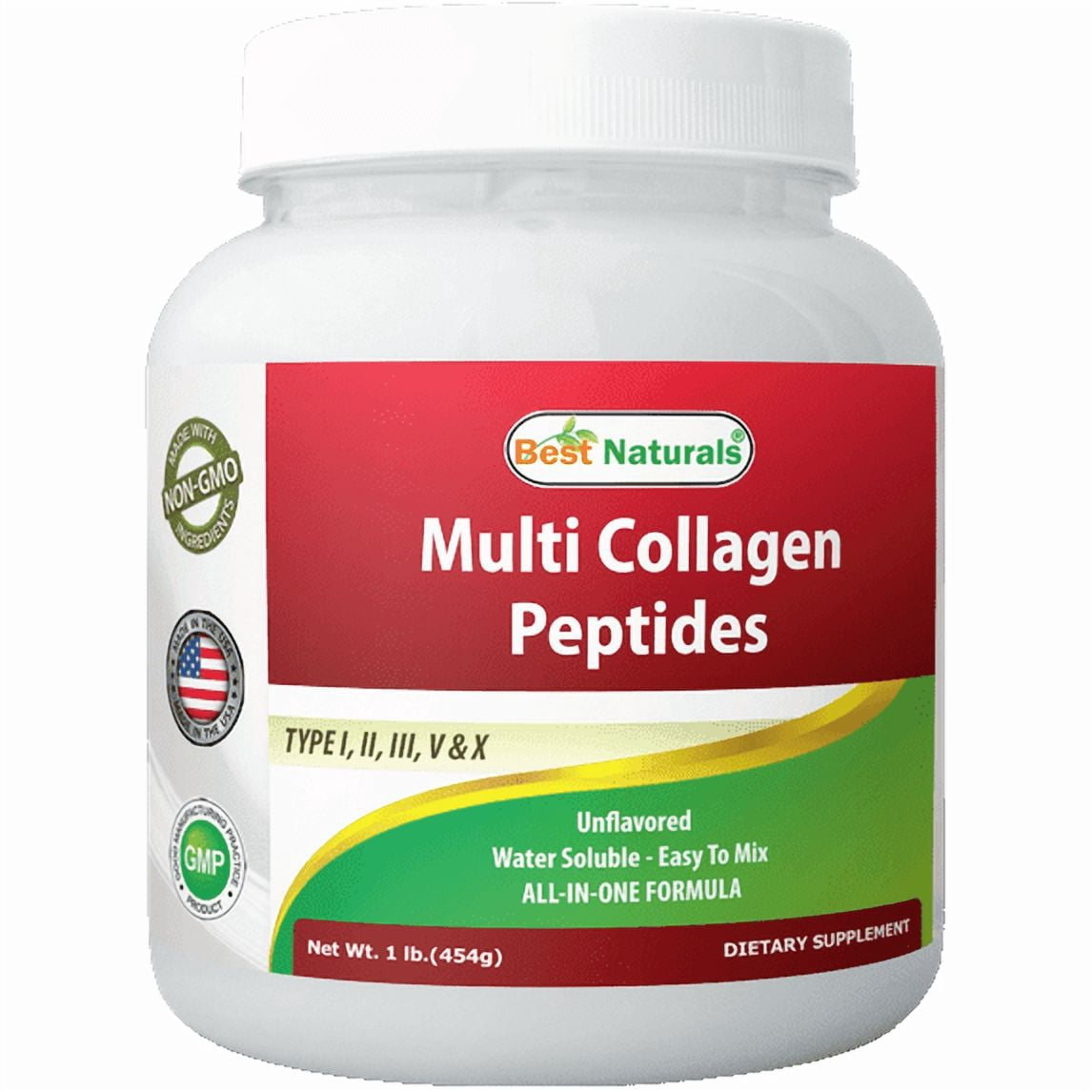 (3 pack) Best Naturals Multiple Collagen Peptides Protein Unflavored ...
