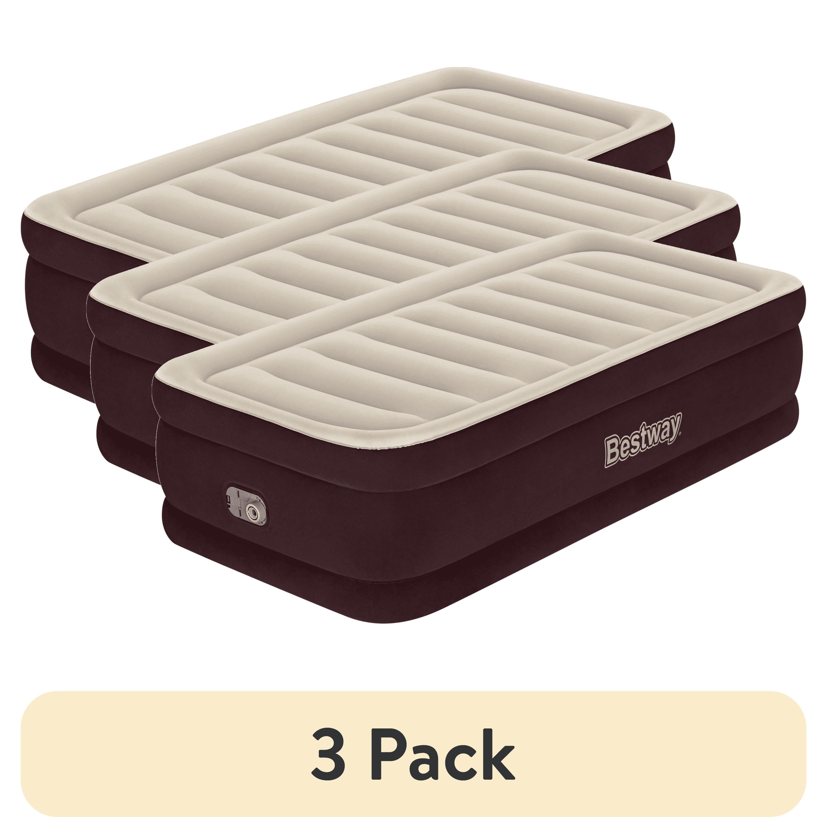 Bestway Tritech Twin Air Mattress 20in with Built-in AC Pump, 3 Pack - Walmart.com