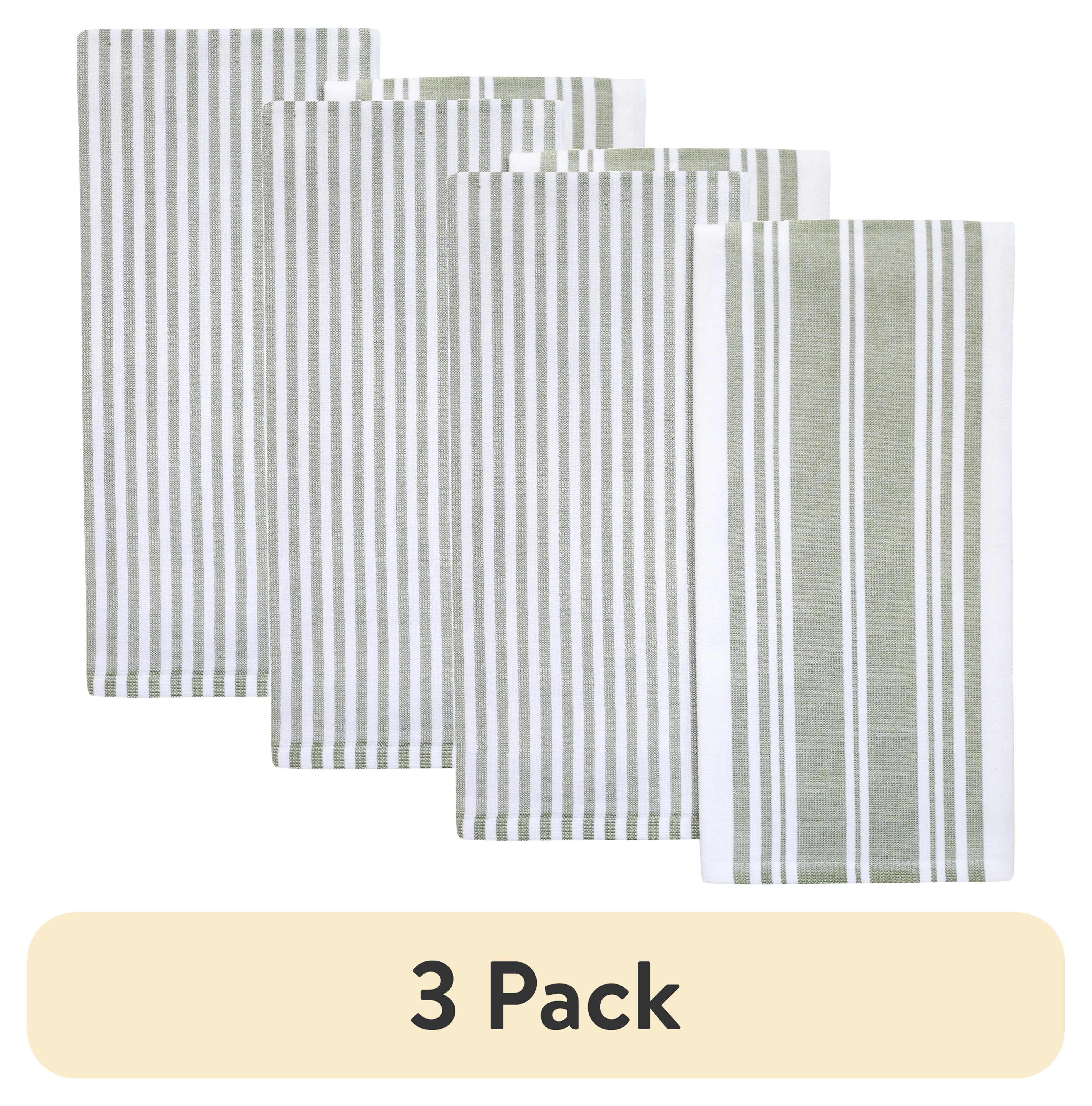 (3 pack) Better Homes & Gardens 2 Piece Culinary Kitchen Towel, Green ...