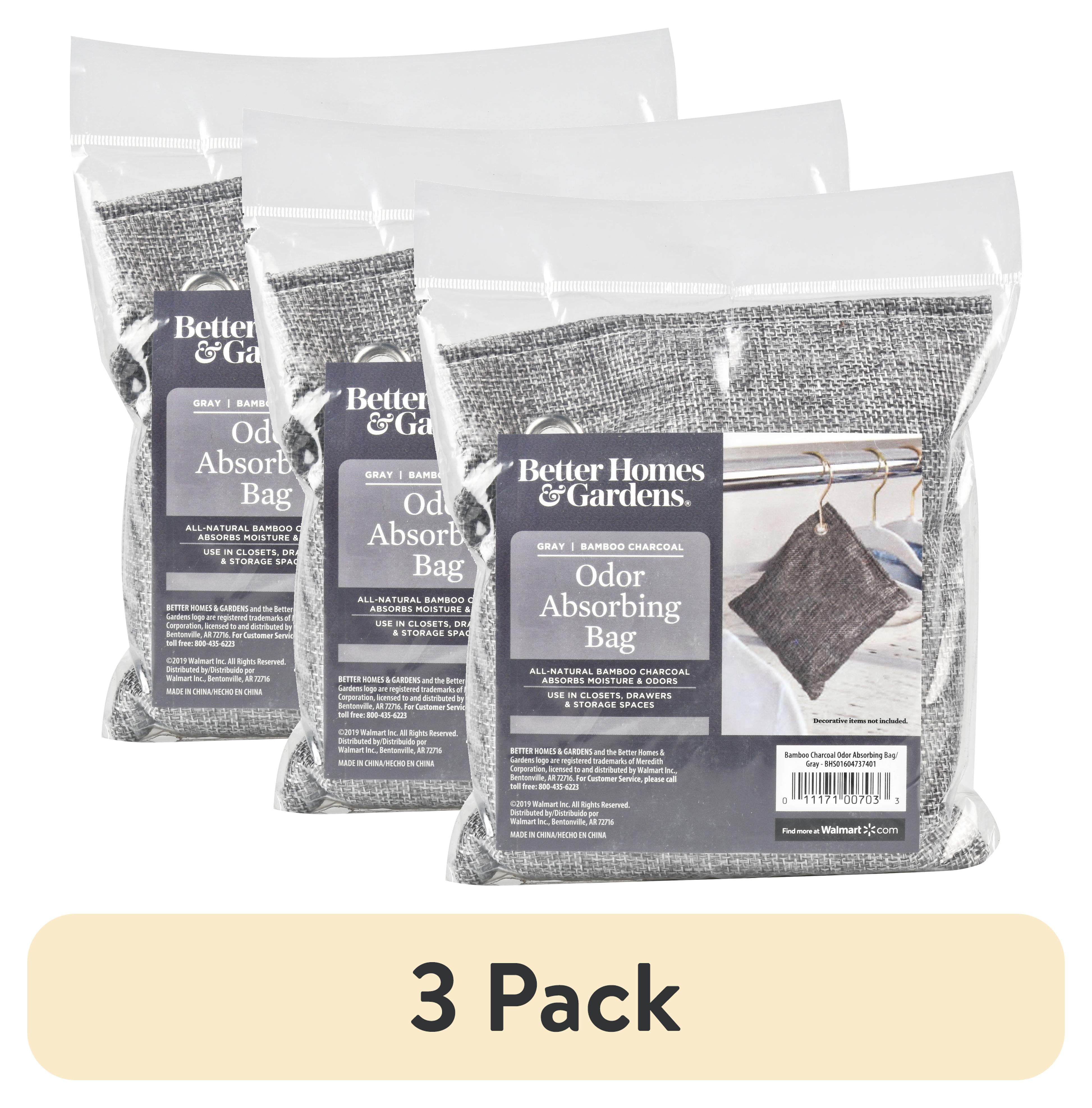 Better Homes & Gardens Bamboo Charcoal Odor Eliminating Sachet 3 Pack ...